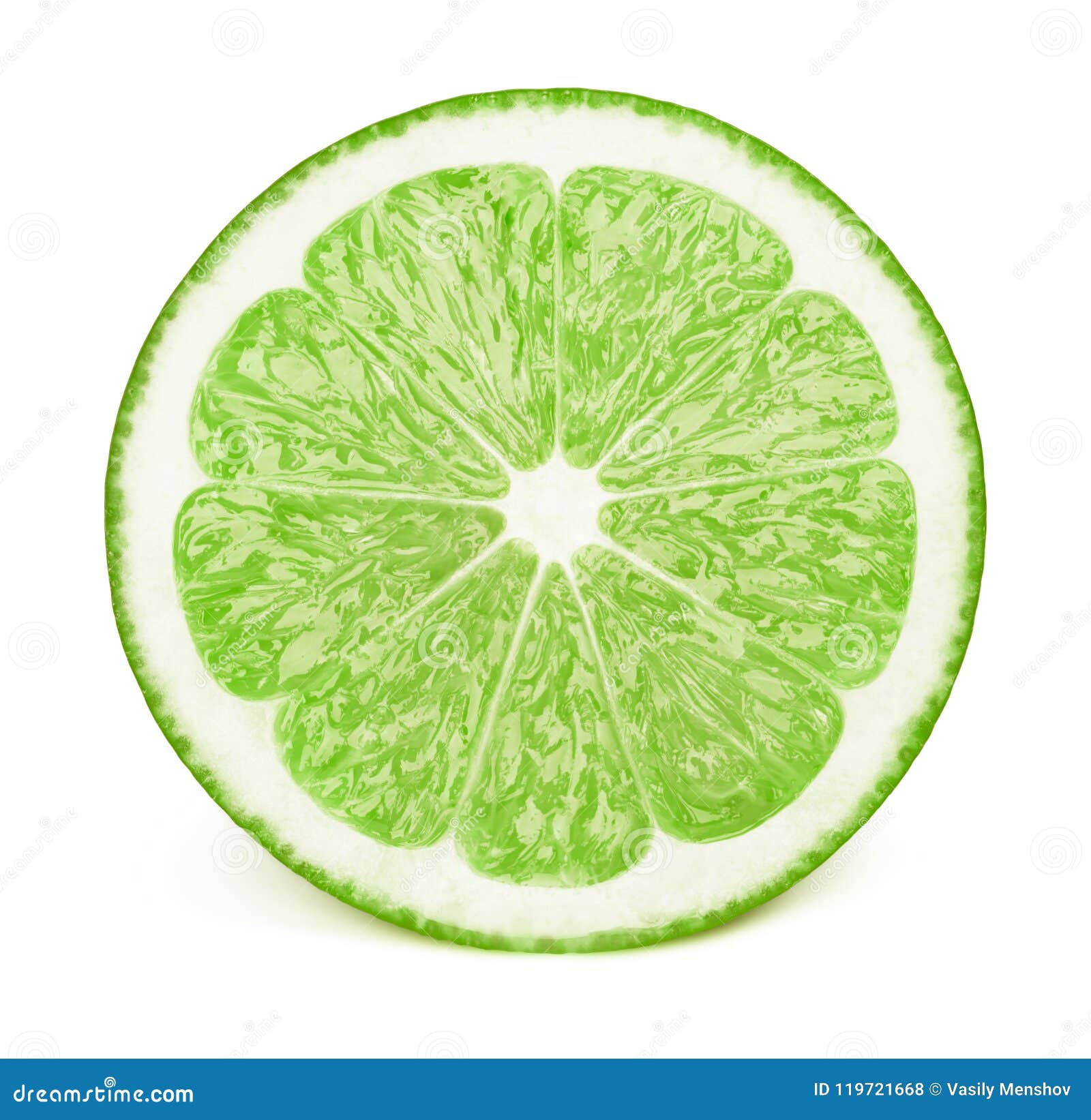 Half of Lime Fruit Slice Isolated on White Stock Photo - Image of fresh ...