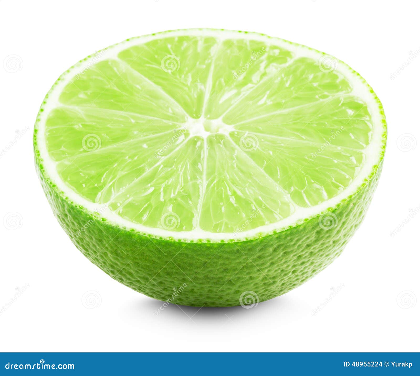Half of Lime Isolated on the White Background Stock Photo - Image of ...
