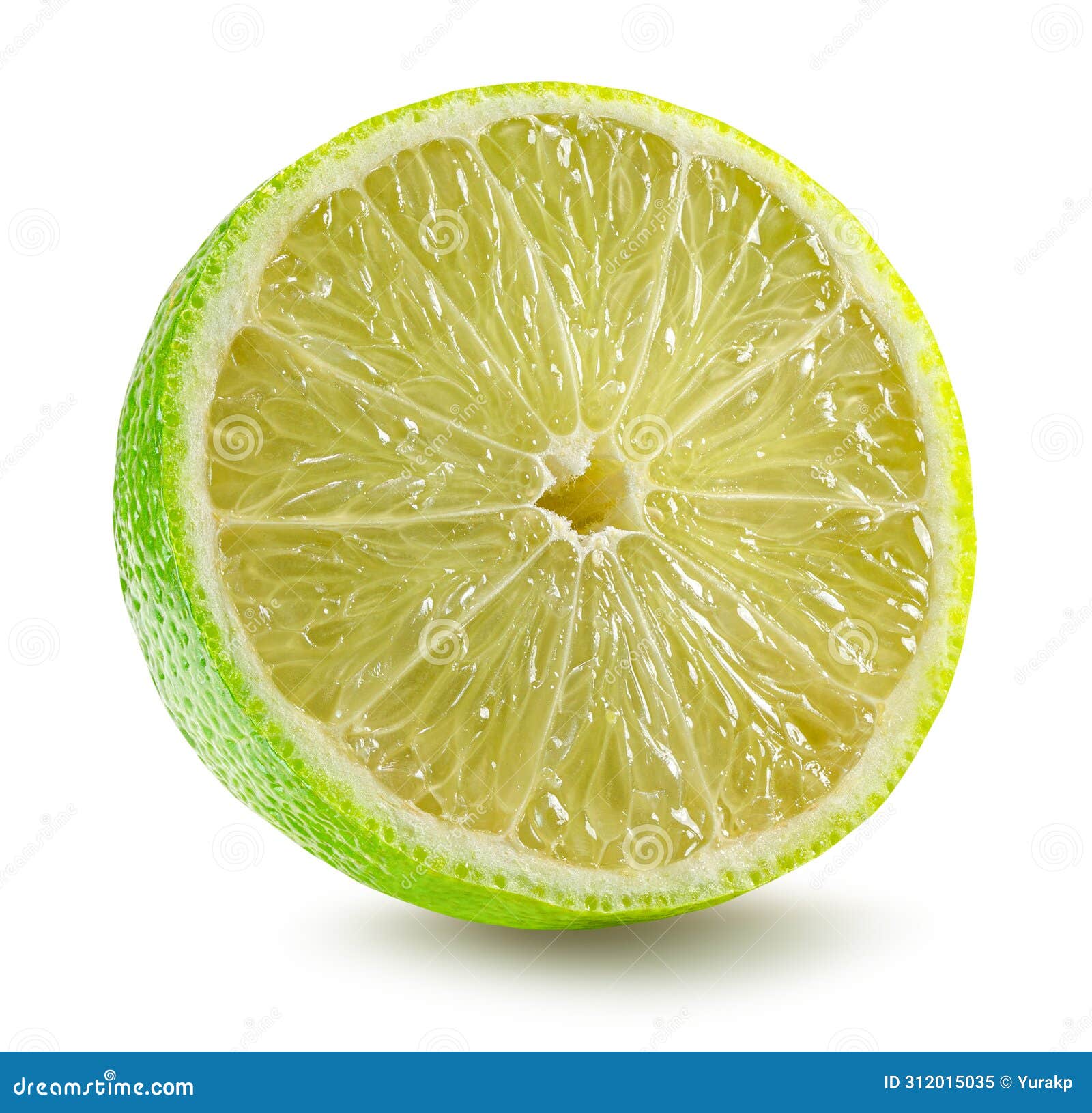 Half of Lime Isolated on the White Background. Clipping Path Stock ...