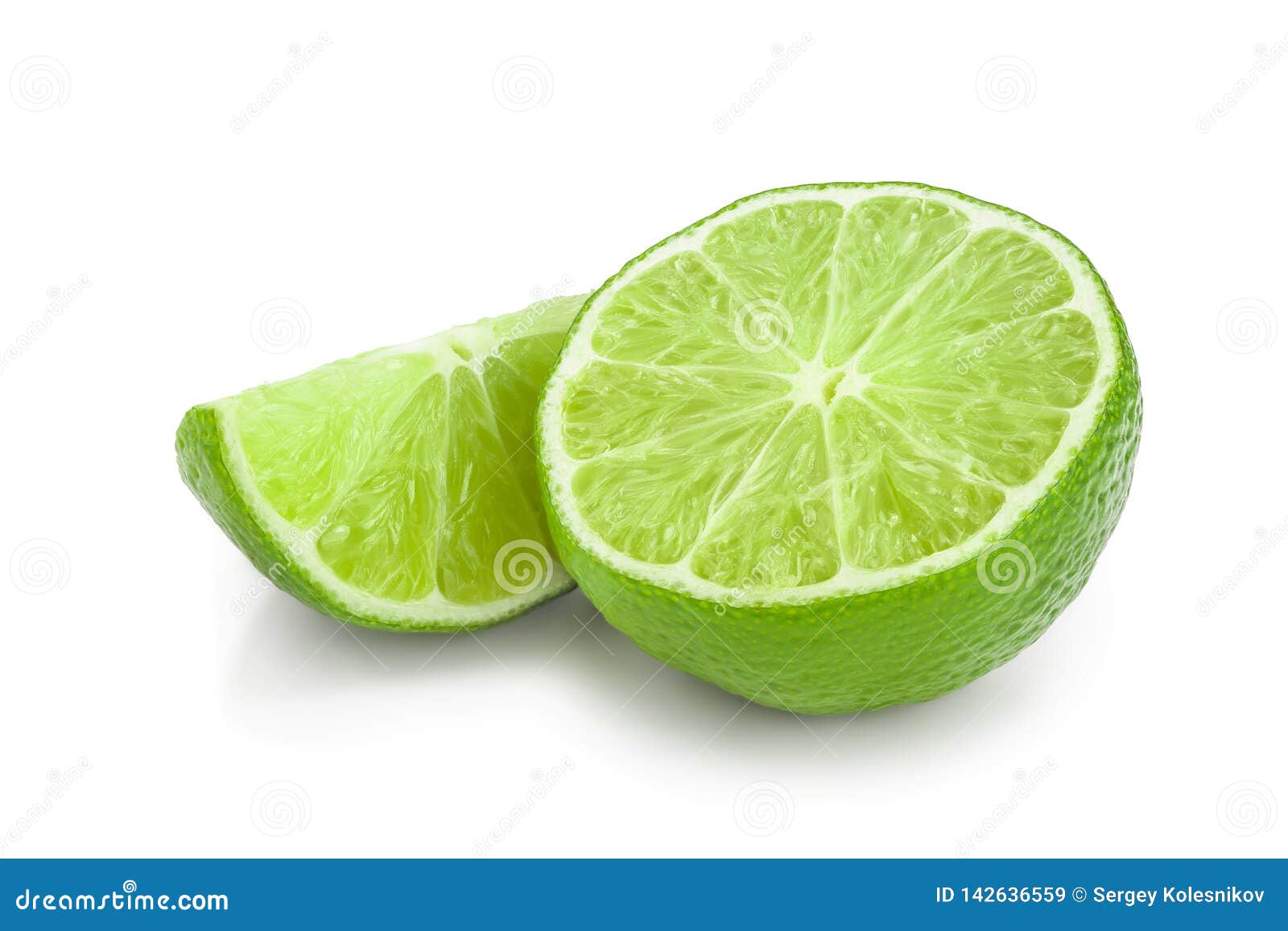Half Lime Isolated on White Background Closeup Stock Image - Image of ...