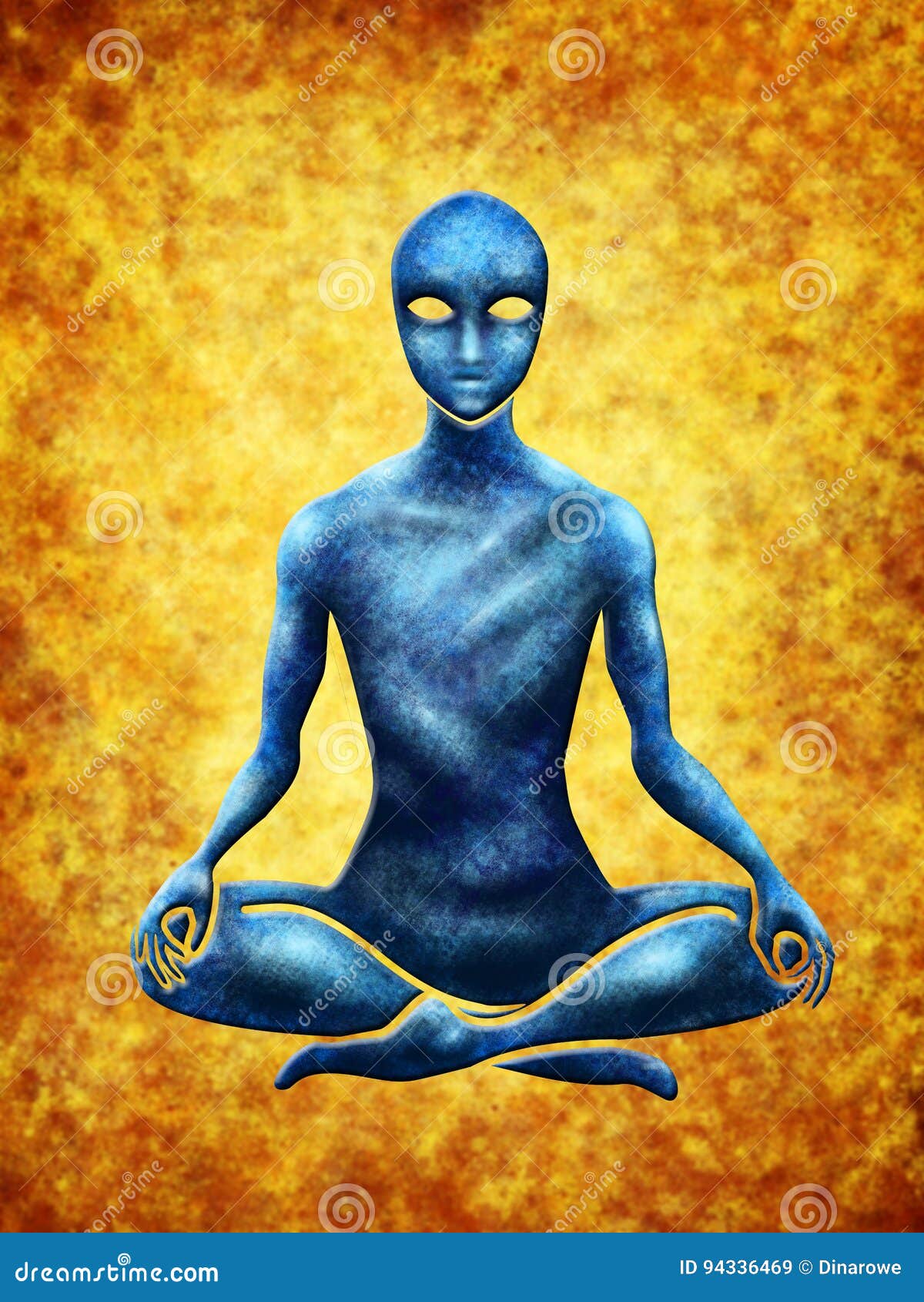 Quarter Lotus stock illustration. Illustration of concentration - 94336469