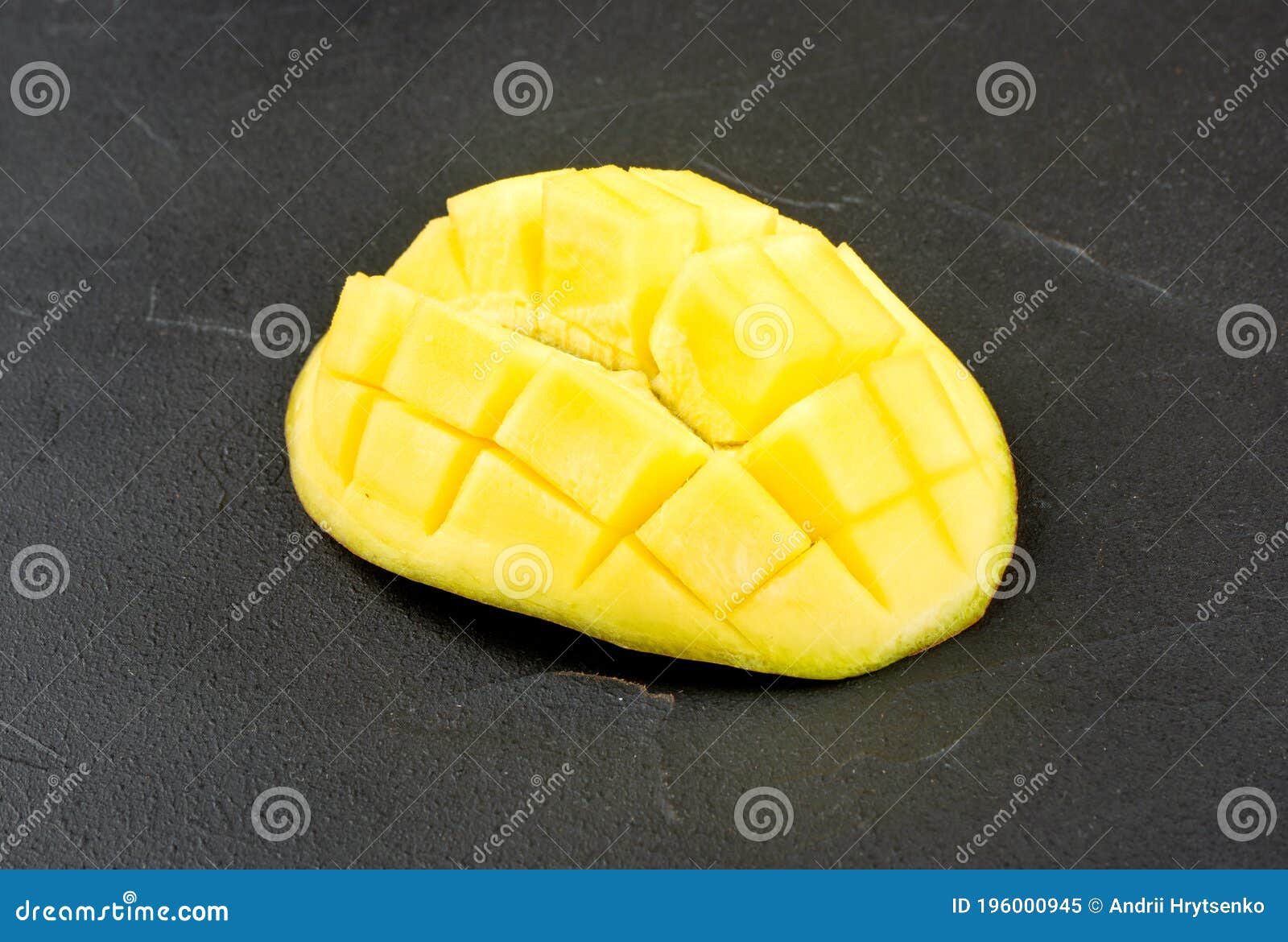 Half mango fruit stock image. Image of ripe, nutrition - 196000945