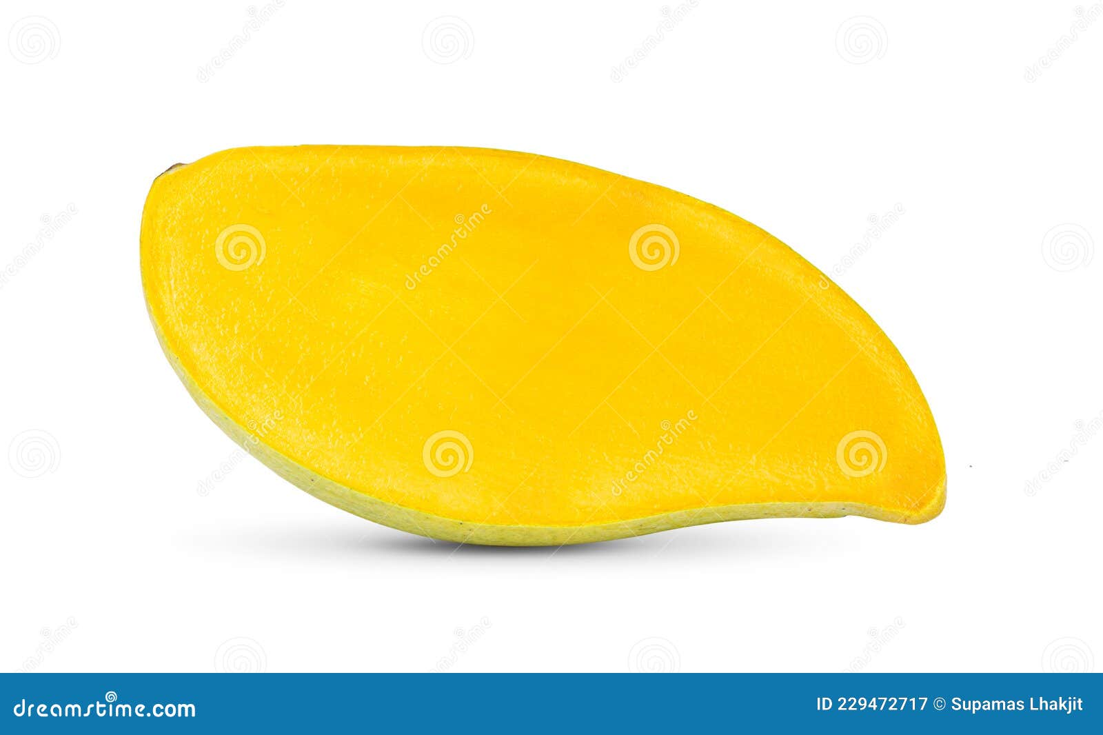 .Half Mango Isolated on White Stock Image - Image of green, tropical ...