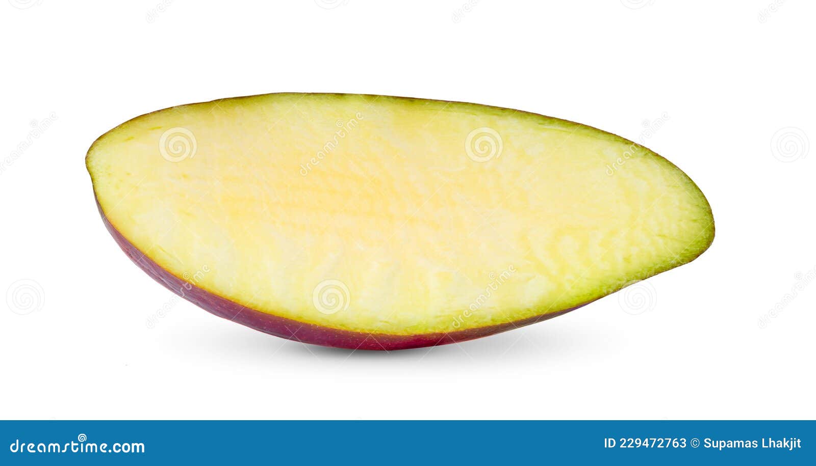 Half Mango Isolated on White Stock Image - Image of ripe, closeup ...