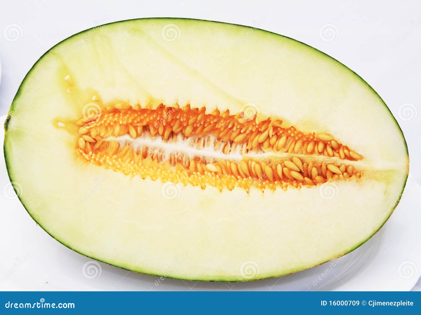 Half a melon stock image. Image of fruit, seeds, vegetable - 16000709