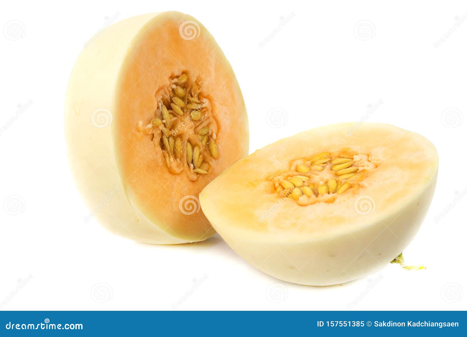 Half melon fruit stock image. Image of delicious, cantaloupe - 157551385