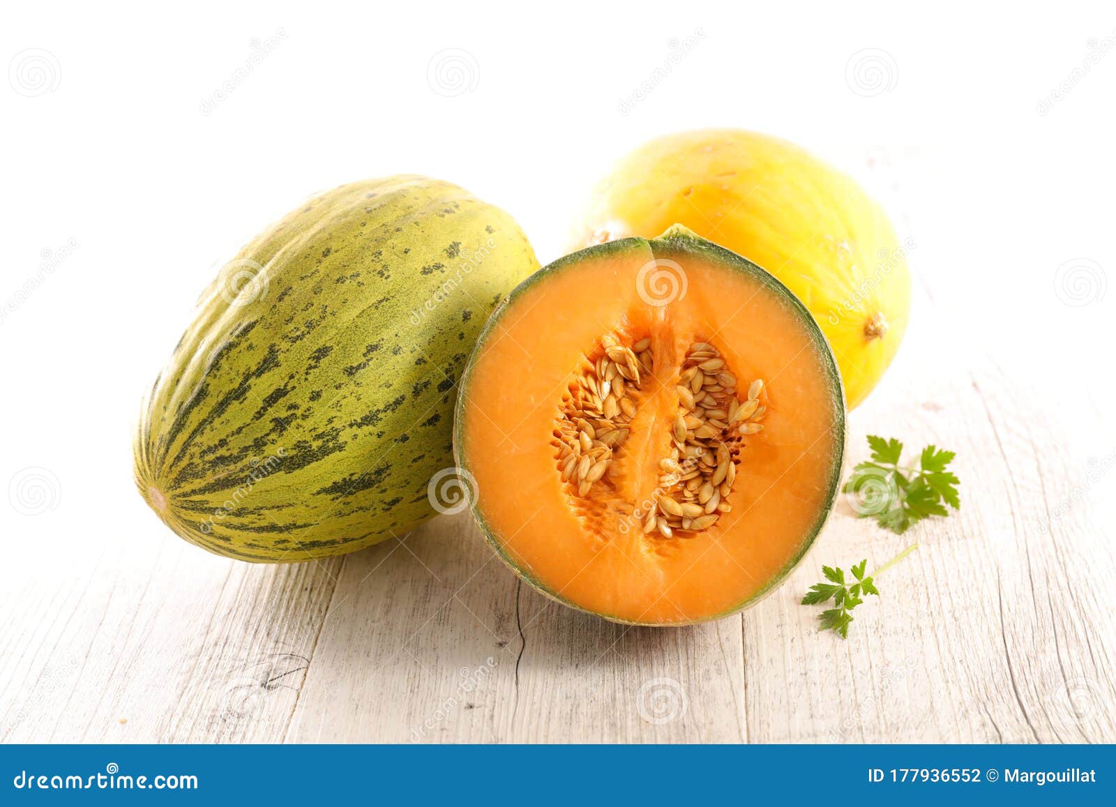 Half of melon stock photo. Image of juicy, ingredient - 177936552