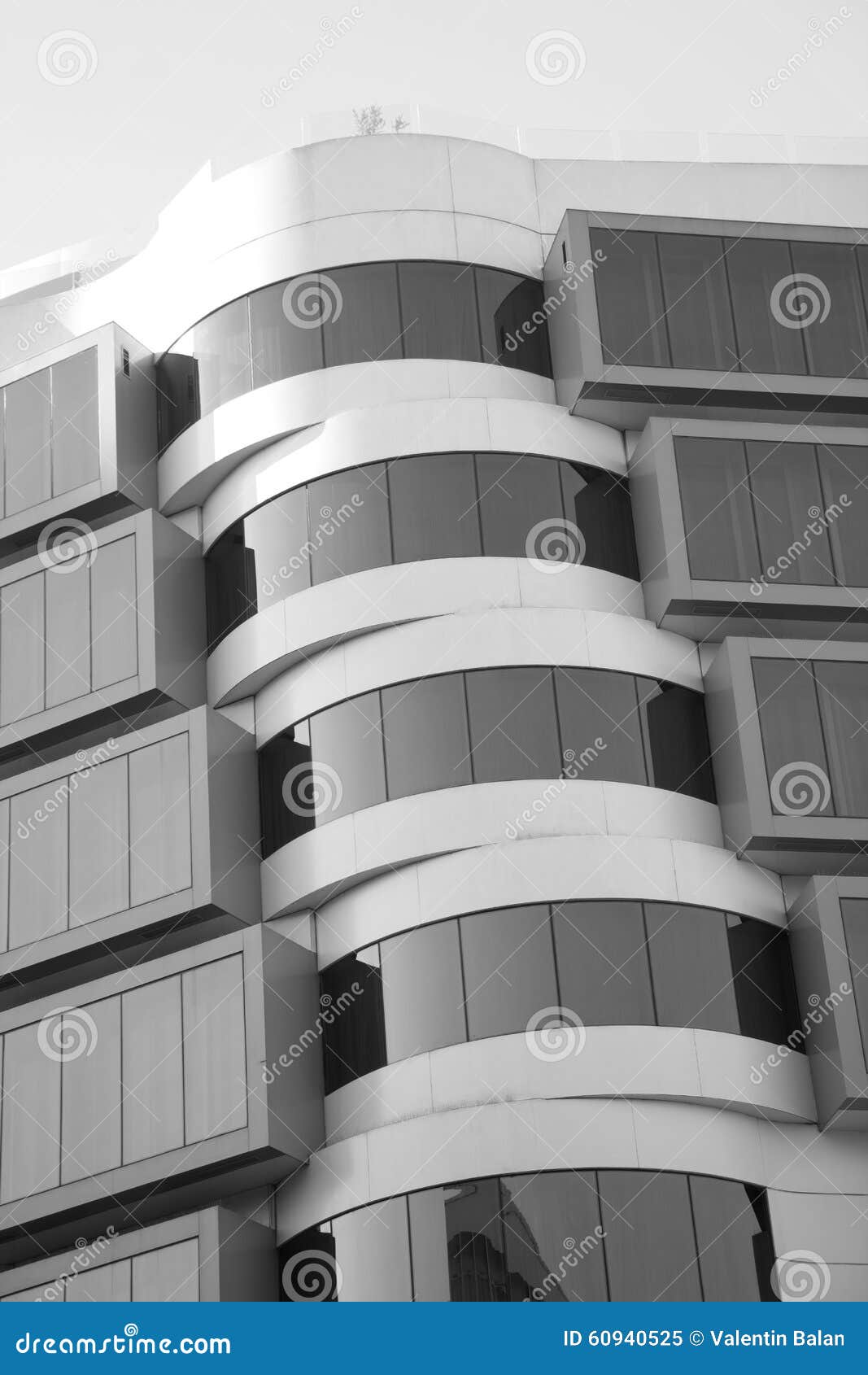 Half of Modern Architecture Stock Image - Image of powerful, artistic ...