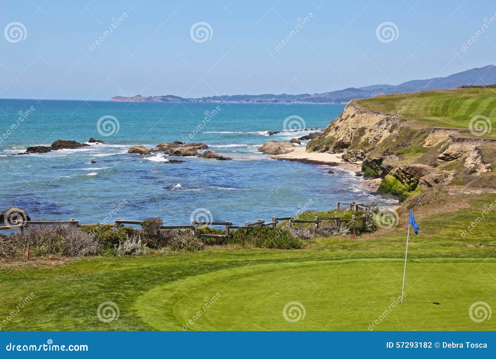 Half Moon Bay golf course stock photo. Image of golf - 57293182