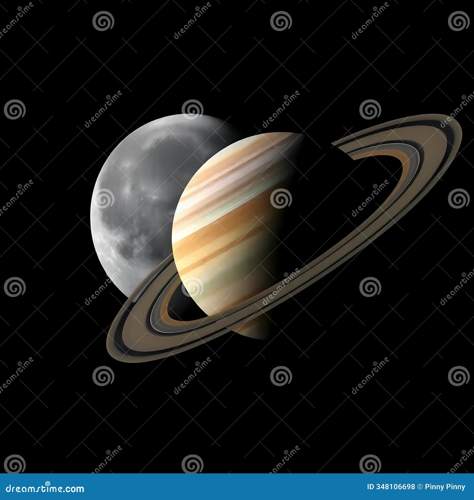 The Half Moon Buddies Up with Saturn, the Moon and Saturn Meet in the ...