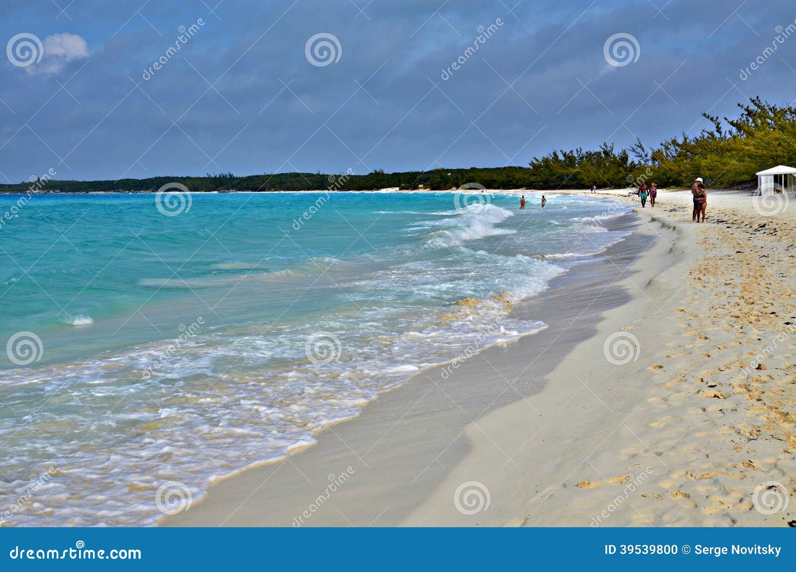 Half Moon Cay Beach, Bahamas Stock Photo - Image of bahamas, sand: 39539800