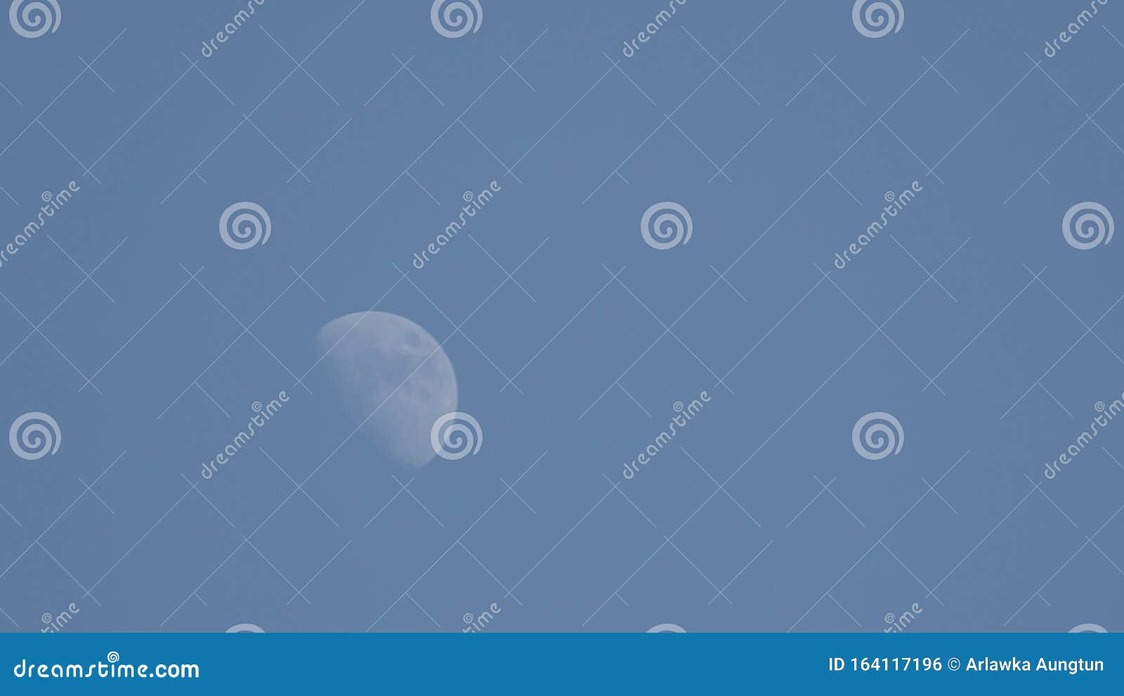 Half-moon Thrilling in the Beautiful Stock Photo - Image of landscape ...