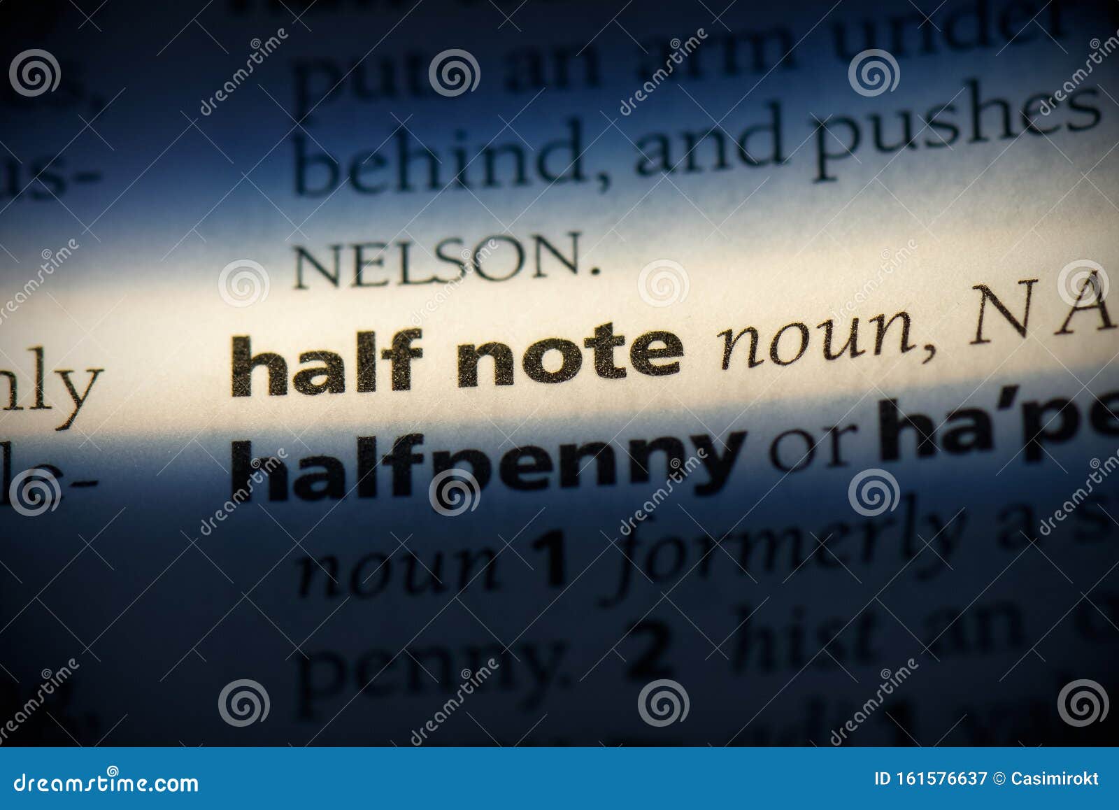 Half note stock image. Image of learn, concept, isolated - 161576637