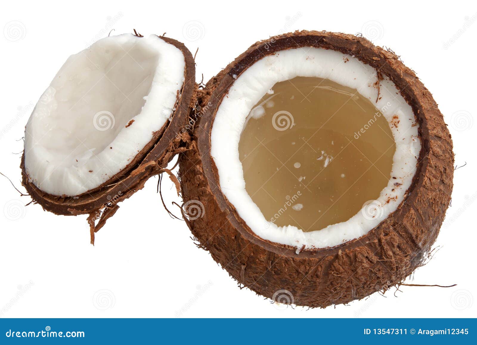 Half open coconut stock image. Image of nature, diet - 13547311