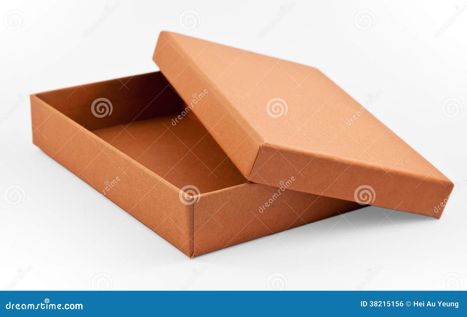 A Half Open Paper Box in Brown Color Stock Photo - Image of paper ...