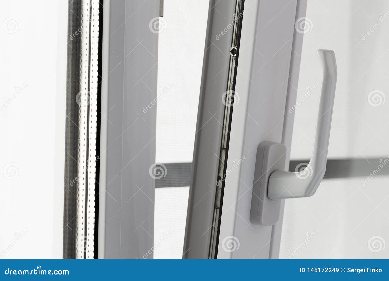 A half-open window stock image. Image of opened, glazed - 145172249