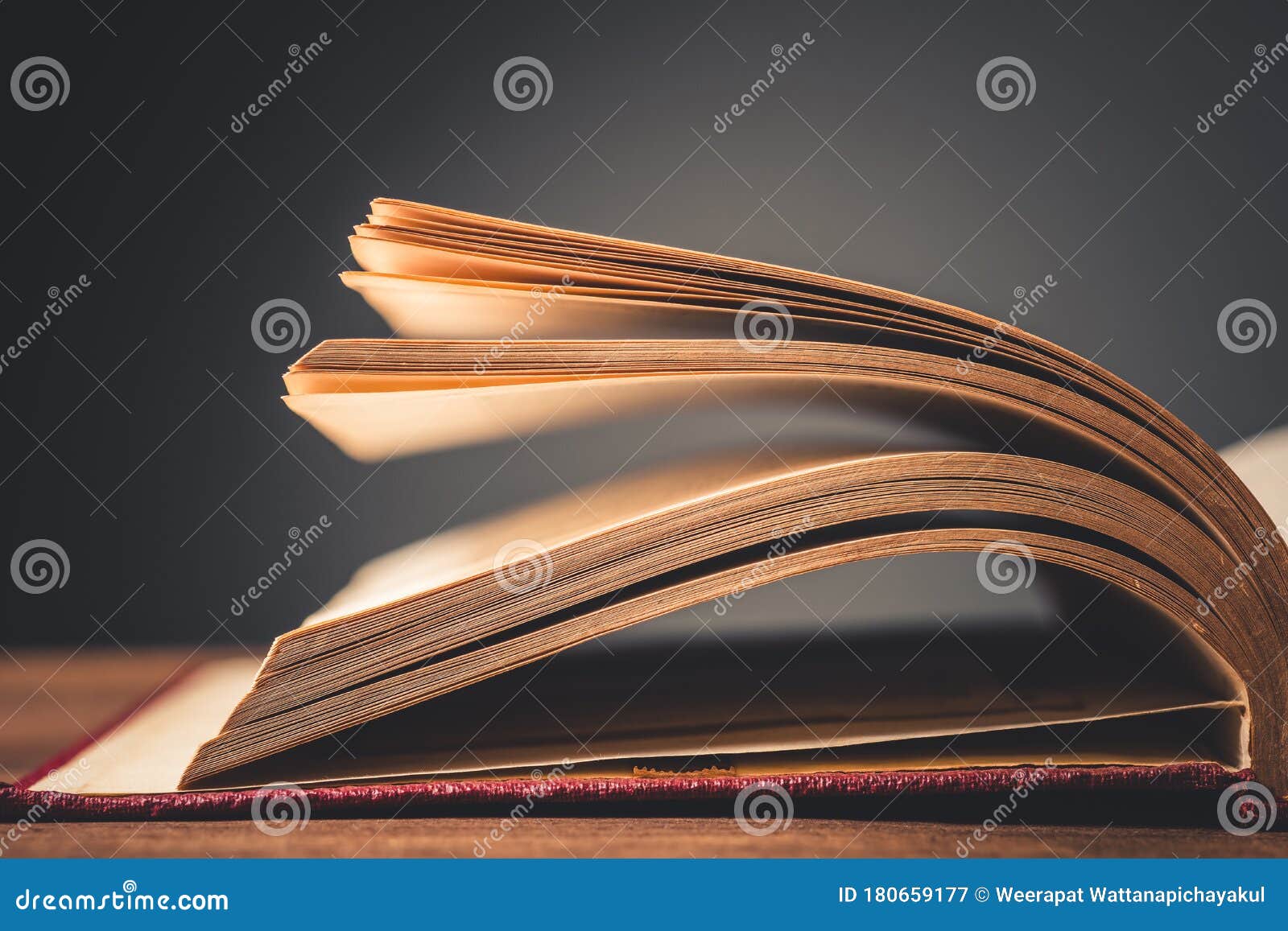 Half Opened Old Book stock image. Image of antique, page - 180659177