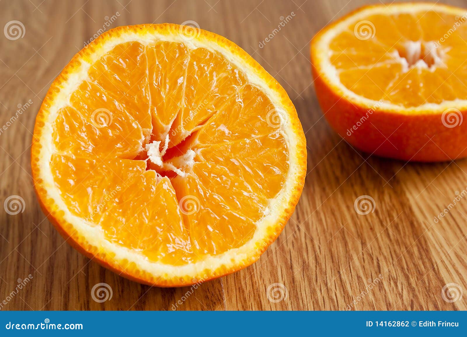 Half orange stock photo. Image of close, wood, wooden - 14162862