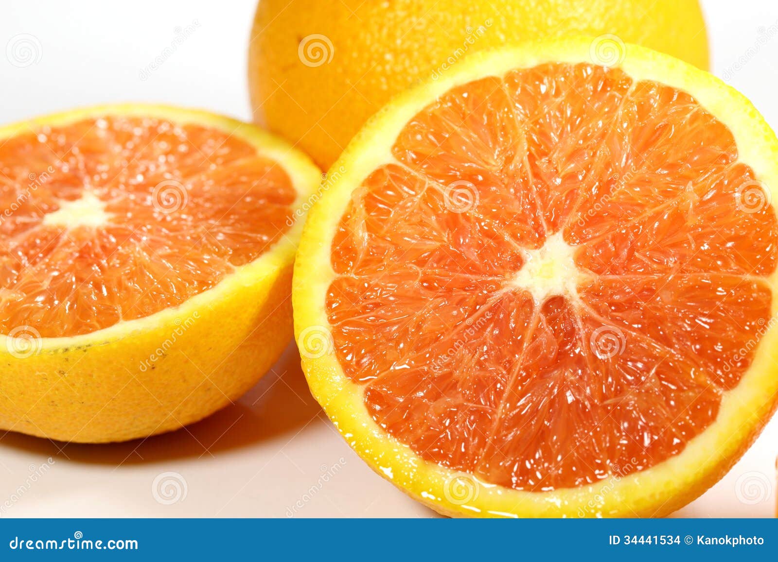 Half an orange stock photo. Image of orange, groceries - 34441534