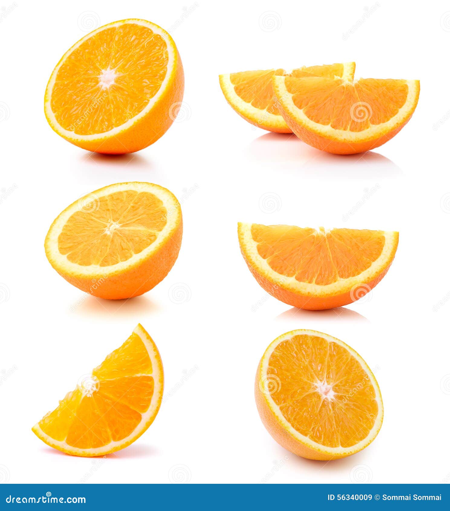 Half Orange Fruit on White Background Stock Image - Image of vitamin ...