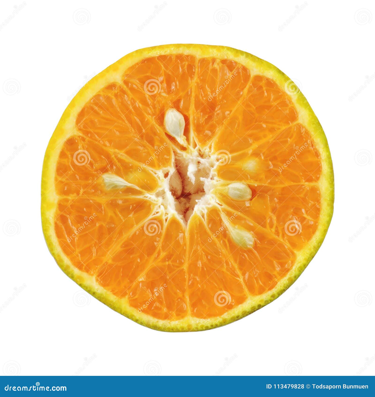 Half Orange Isolated on White Background Stock Photo - Image of path ...