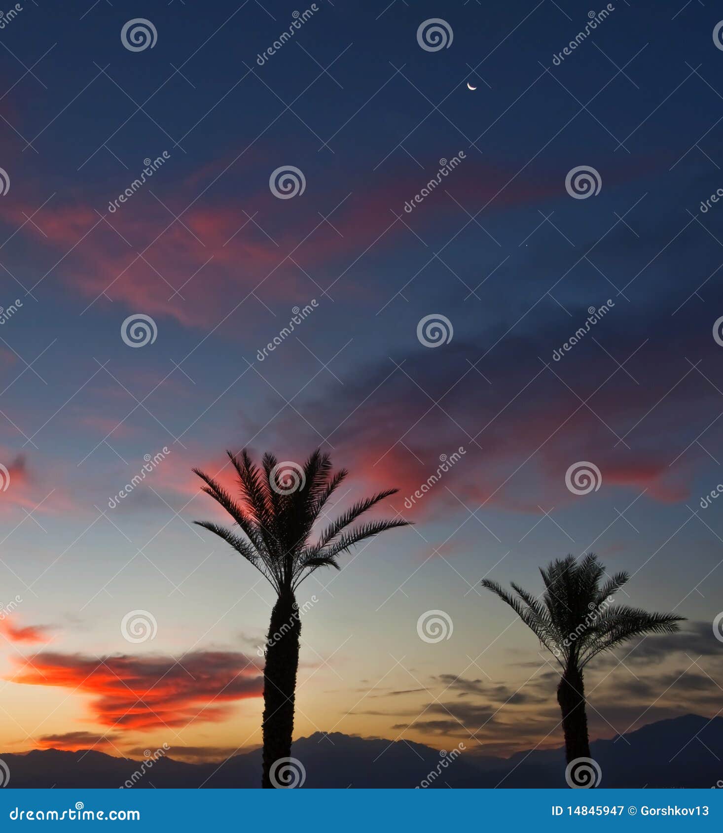 A half our before sunrise stock image. Image of gulf - 14845947