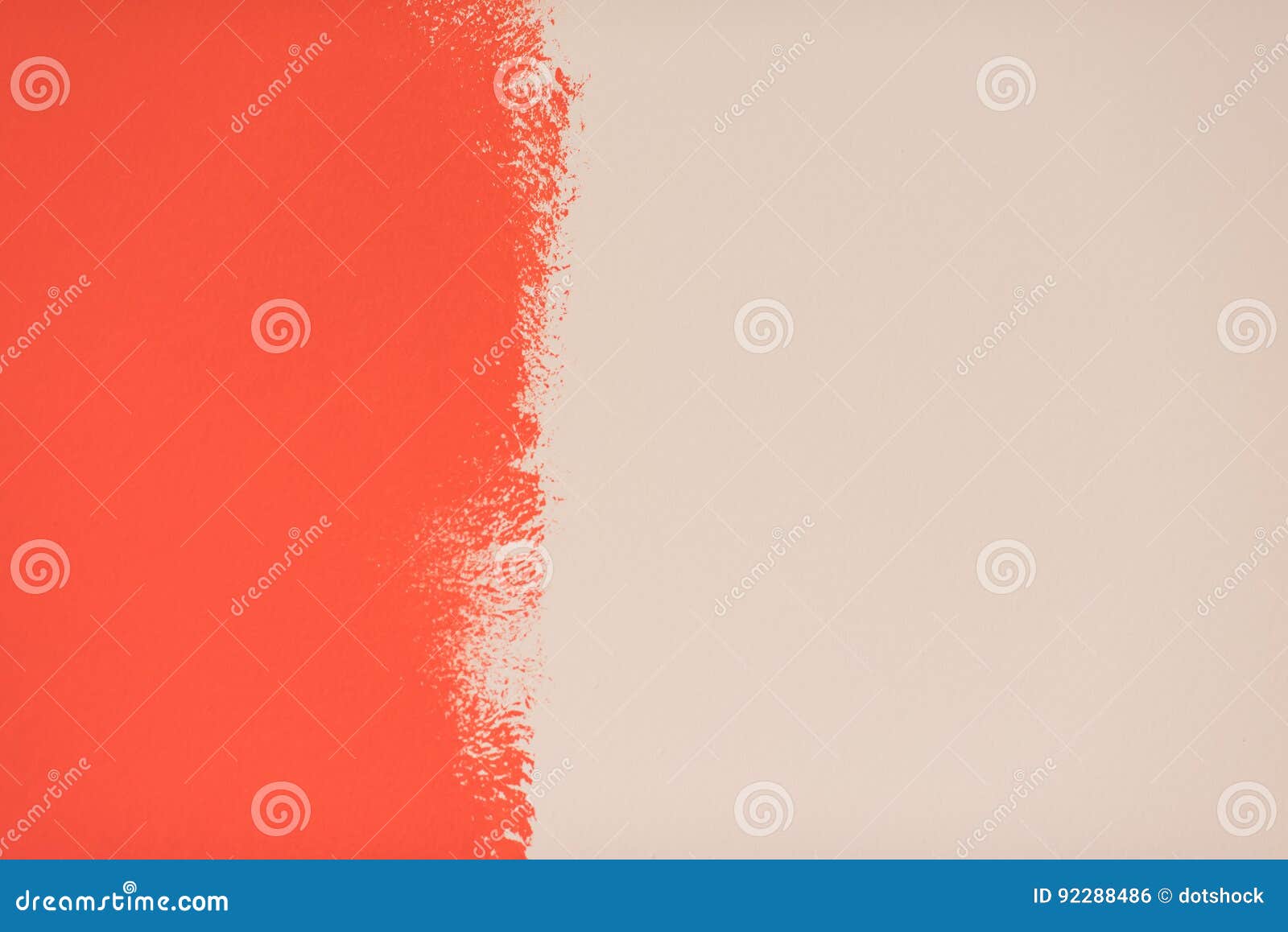 Half painted wall stock photo. Image of color, brush - 92288486