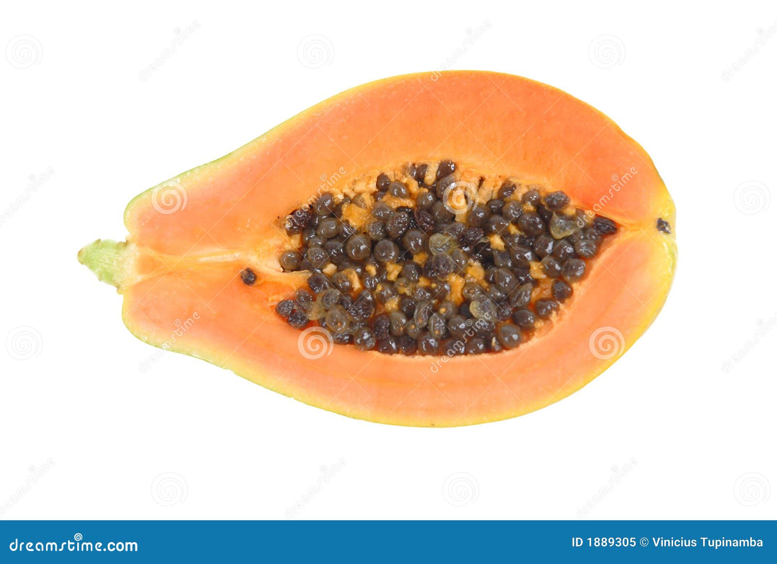 Half Papaya stock image. Image of salads, fleshy, tropical - 1889305