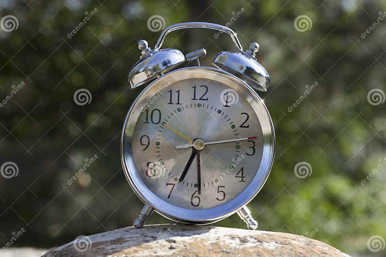 Half past seven stock image. Image of clock, holiday - 26923741