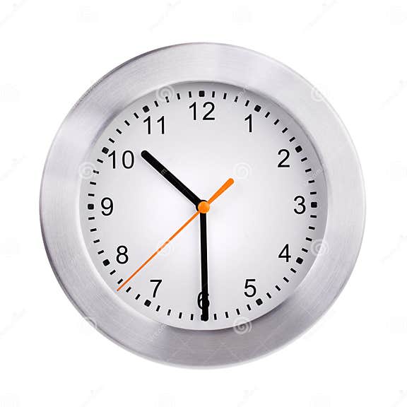 Half past ten on the clock stock photo. Image of timer - 51248642