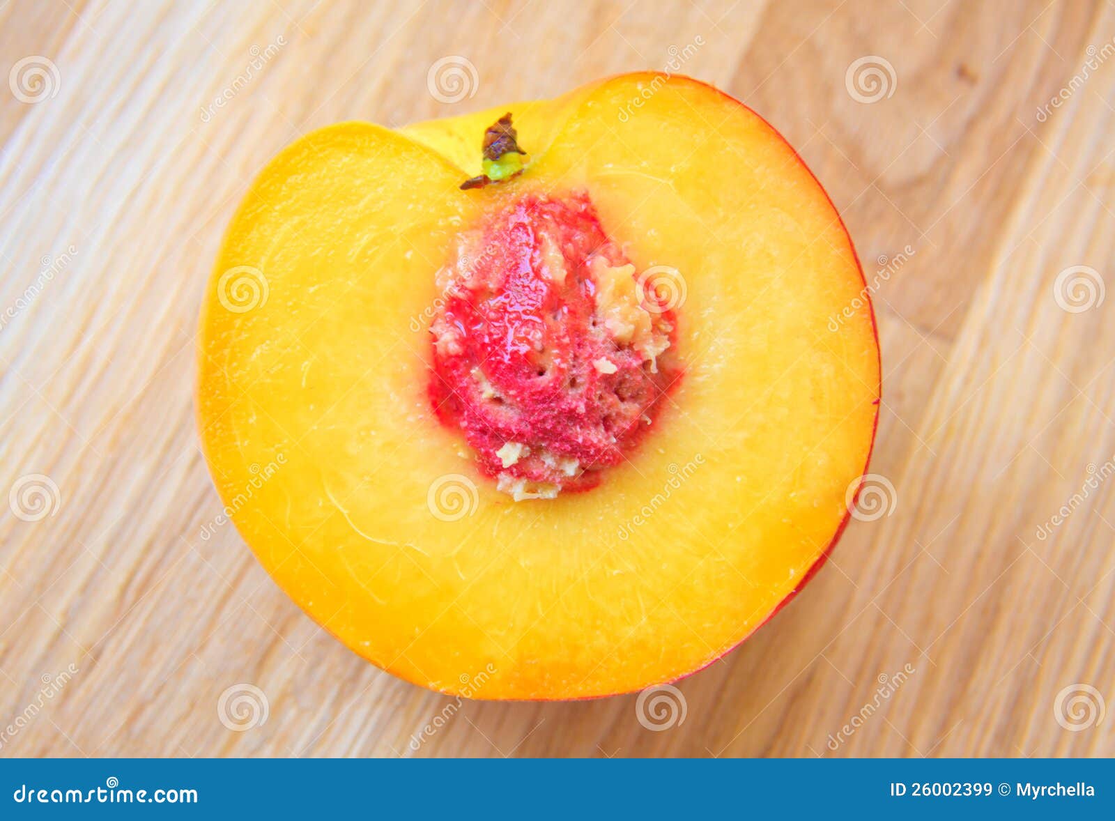 Half peach stock image. Image of chopped, delicious, juicy - 26002399