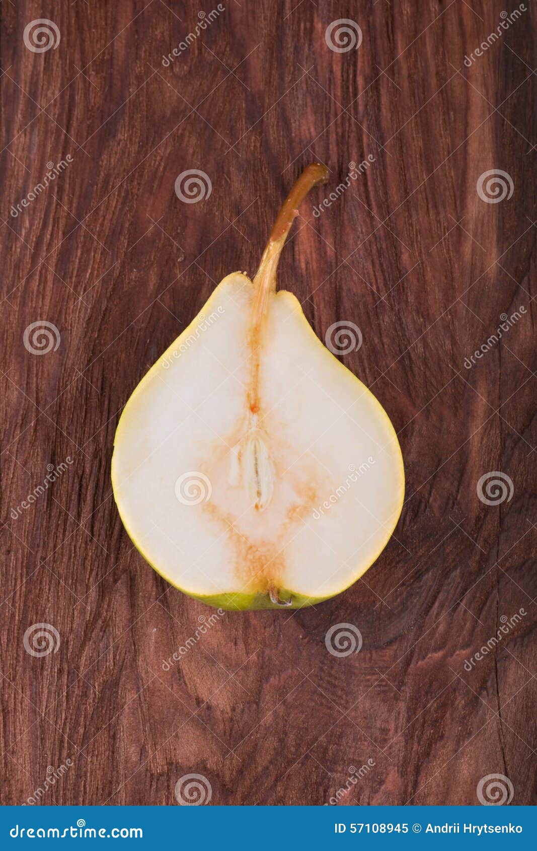 Half pear stock image. Image of water, nature, sweet - 57108945