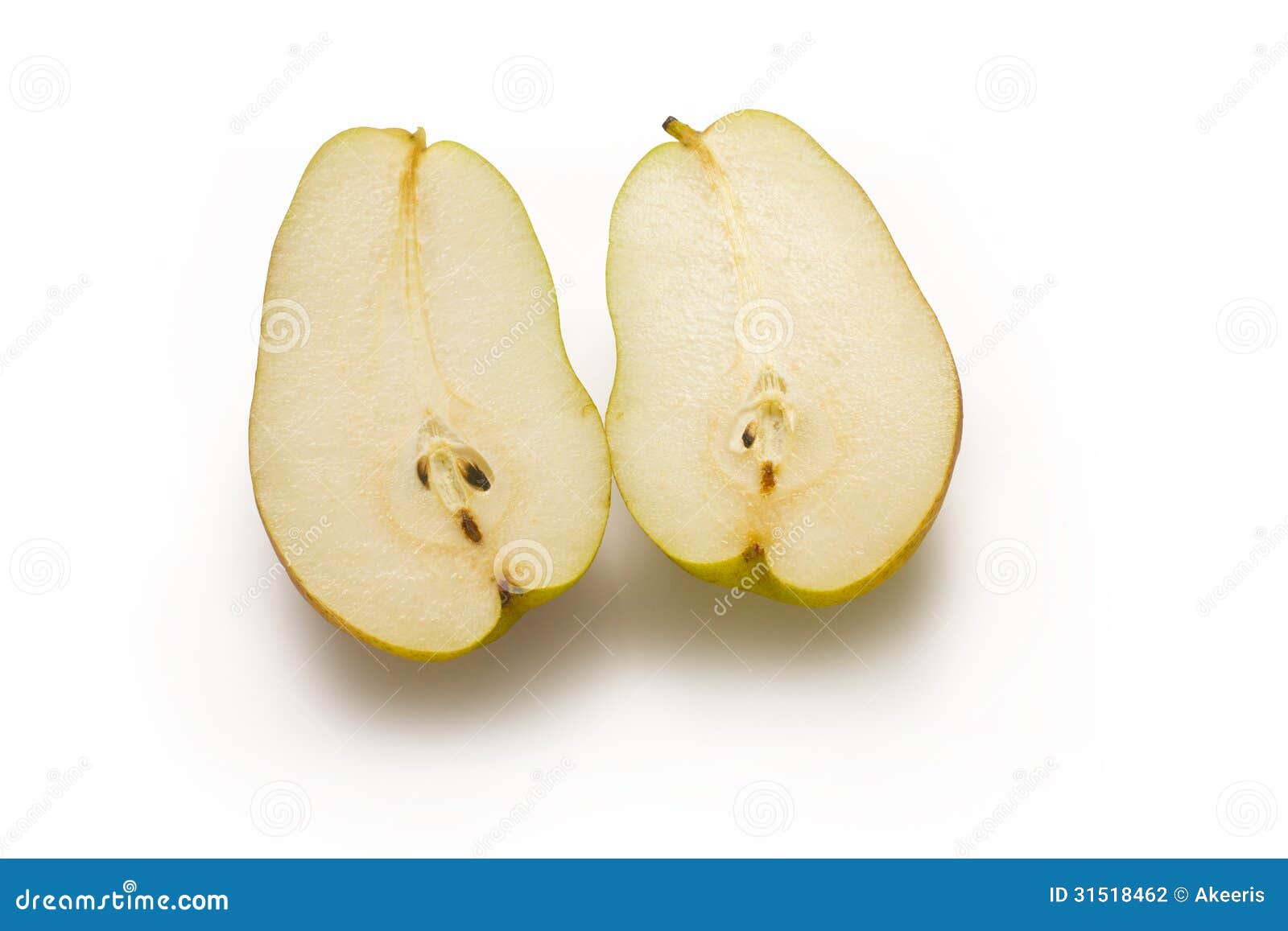 Half pear stock photo. Image of juicy, nutrition, dessert - 31518462
