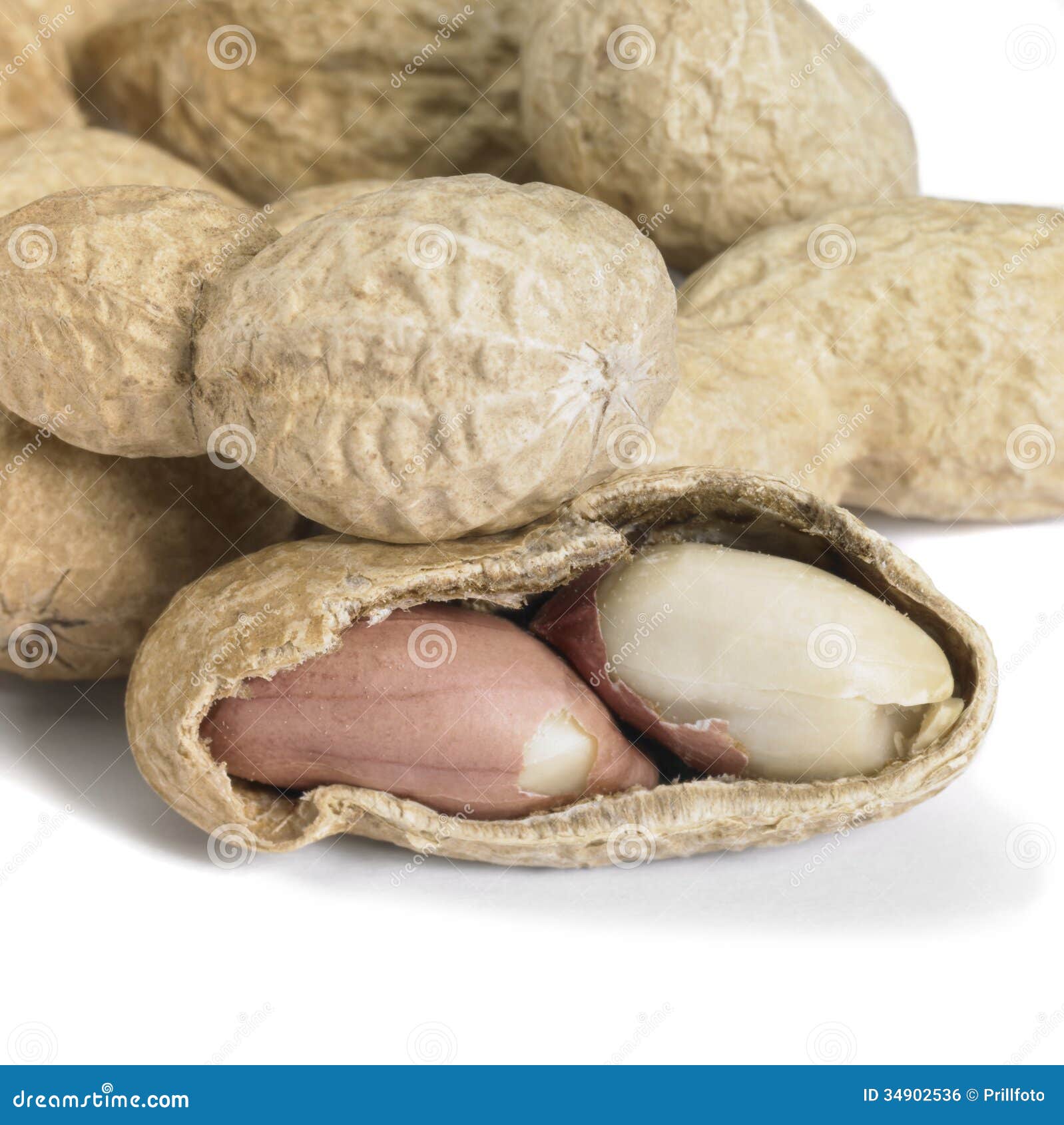 Half peeled peanut stock photo. Image of closed, fresh - 34902536