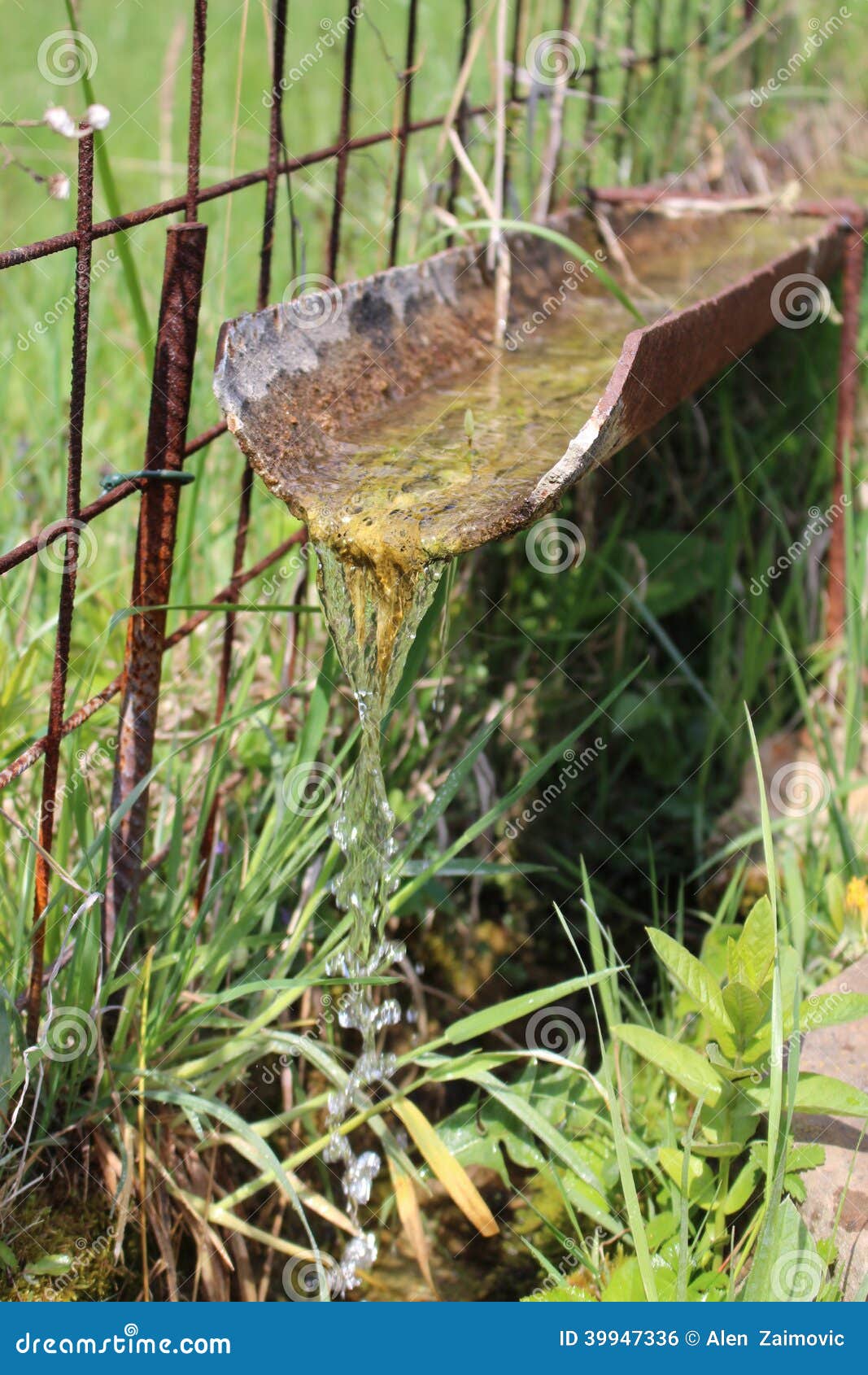 Half-pipeline drops! stock photo. Image of water, waterfall - 39947336
