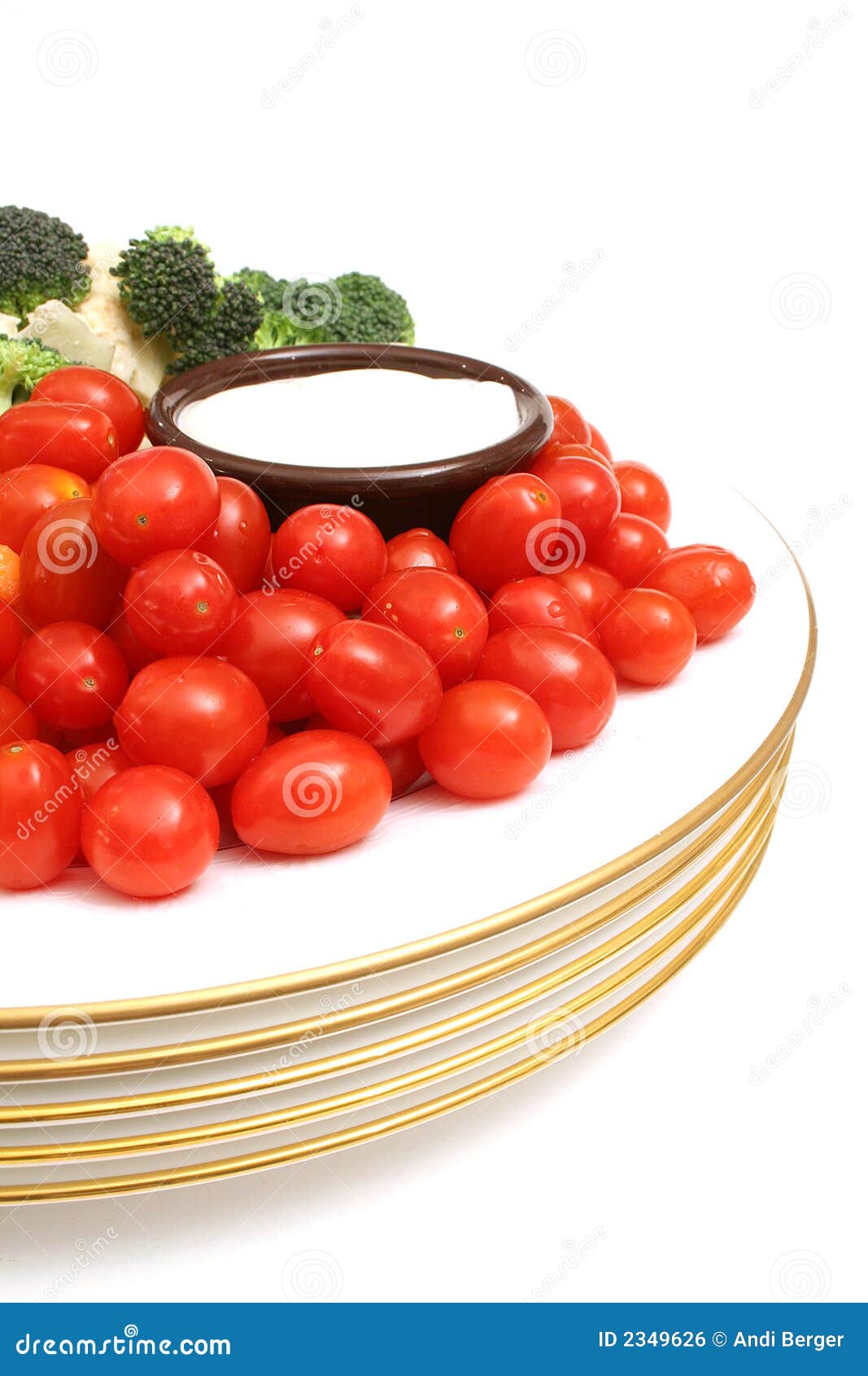 Half a plate of veggies stock photo. Image of salad, fruit - 2349626