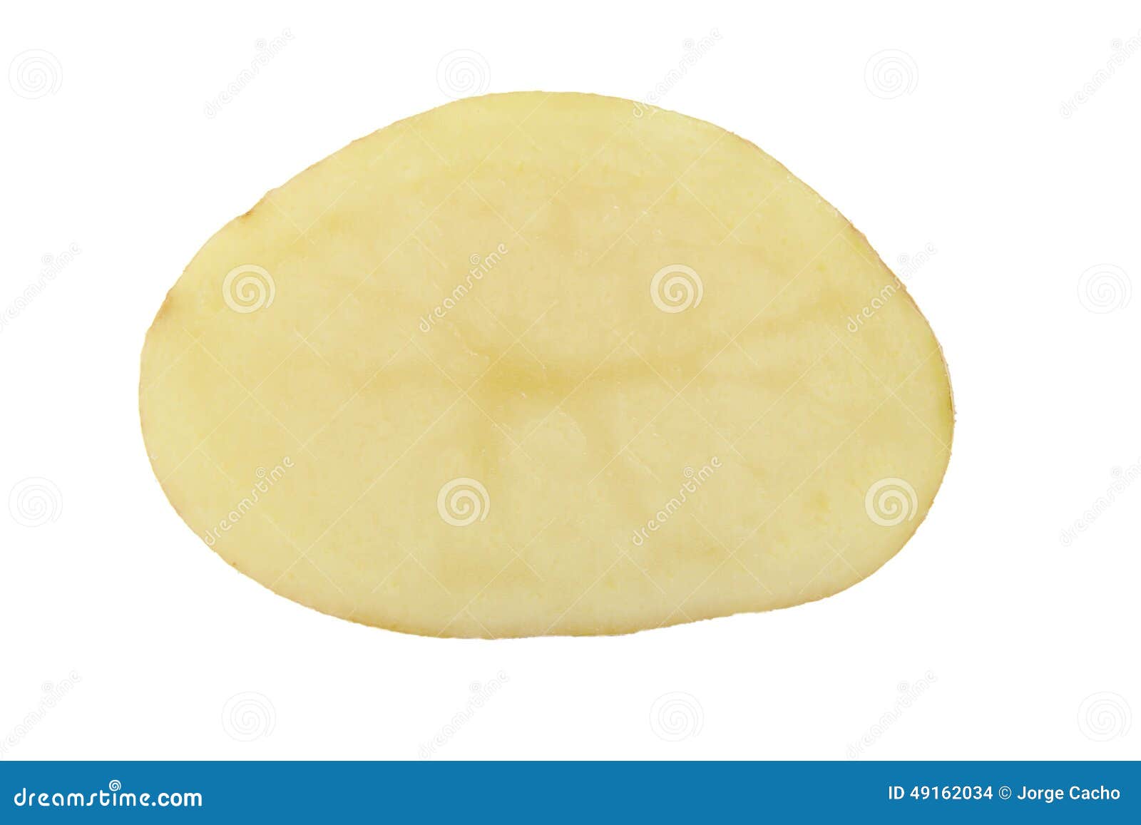 Half Potato Isolated on White Background. Stock Photo - Image of ...