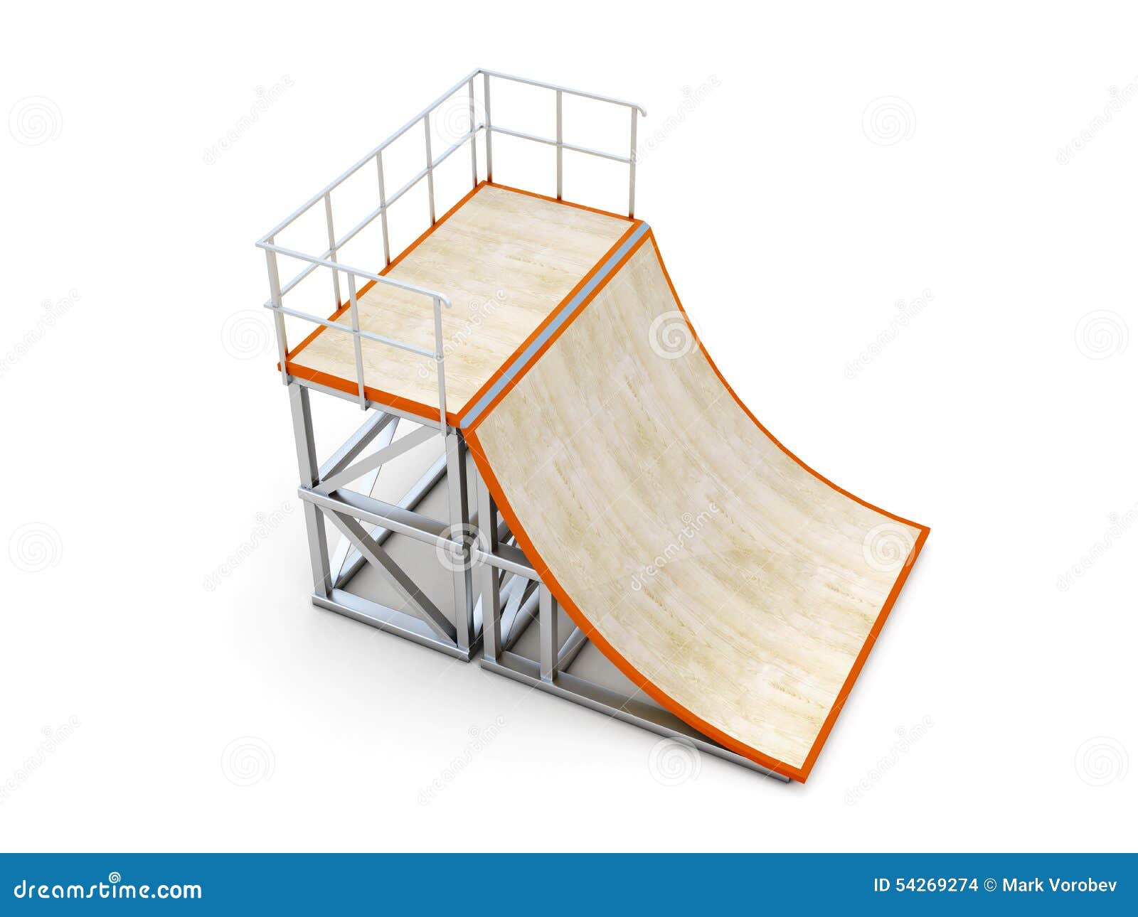 Half ramp stock illustration. Illustration of sporty - 54269274