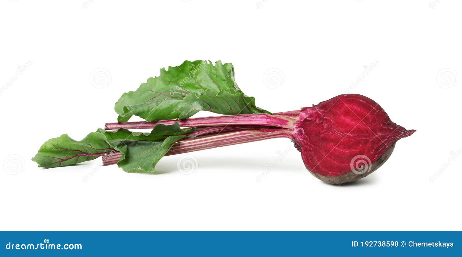 Half of Raw Ripe Beet Isolated Stock Photo - Image of stems, gastronomy ...