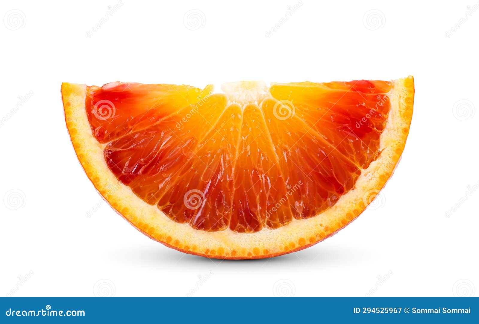 Half Red Blood Orange on White Stock Image - Image of closeup, sicilian ...