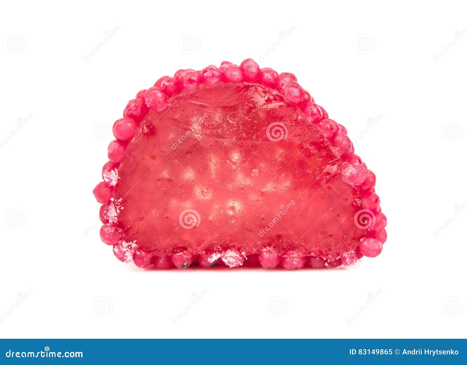 Half of red jelly candy stock image. Image of snack, natural - 83149865