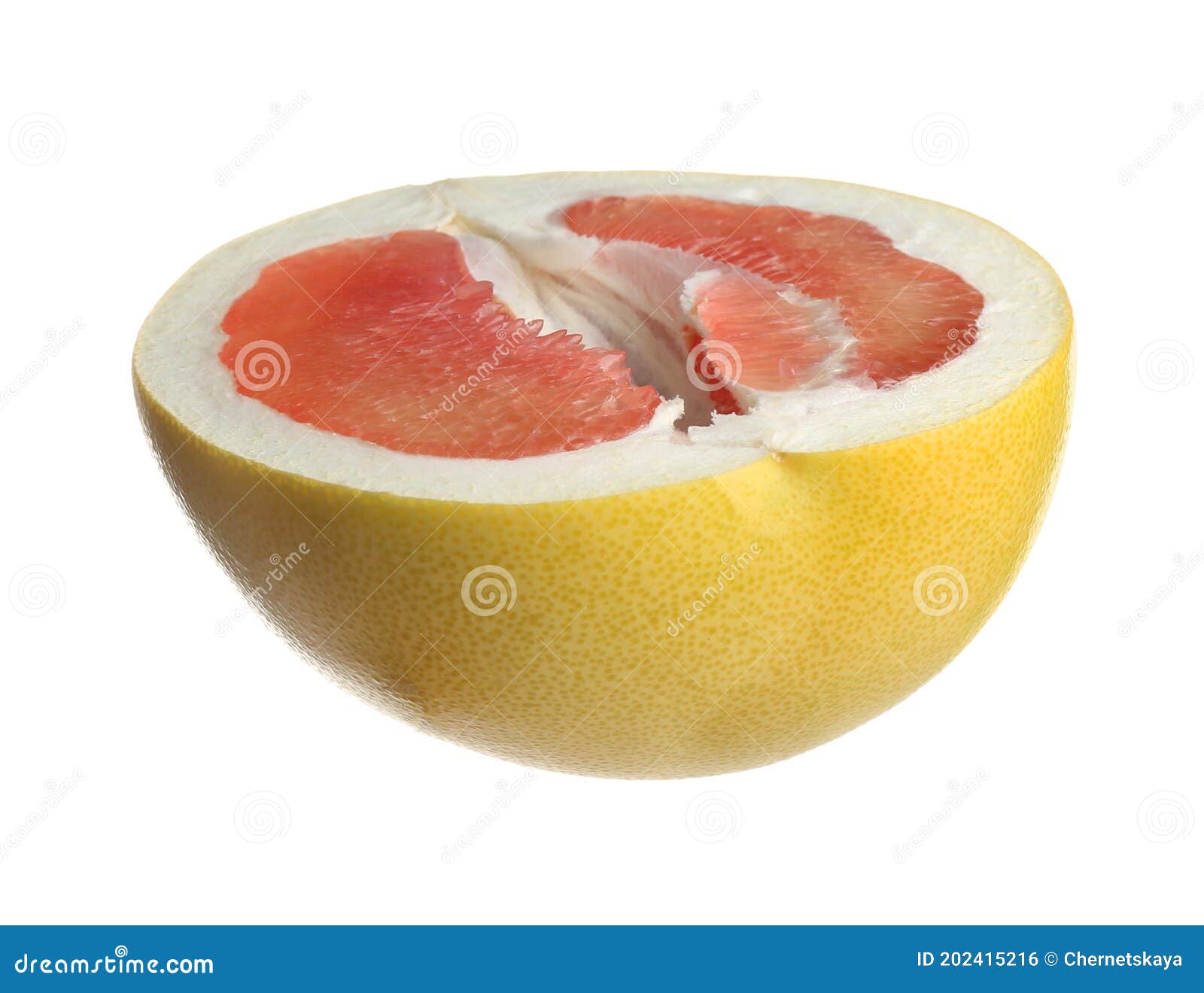 Half of Red Pomelo Isolated on White Stock Photo - Image of healthy ...