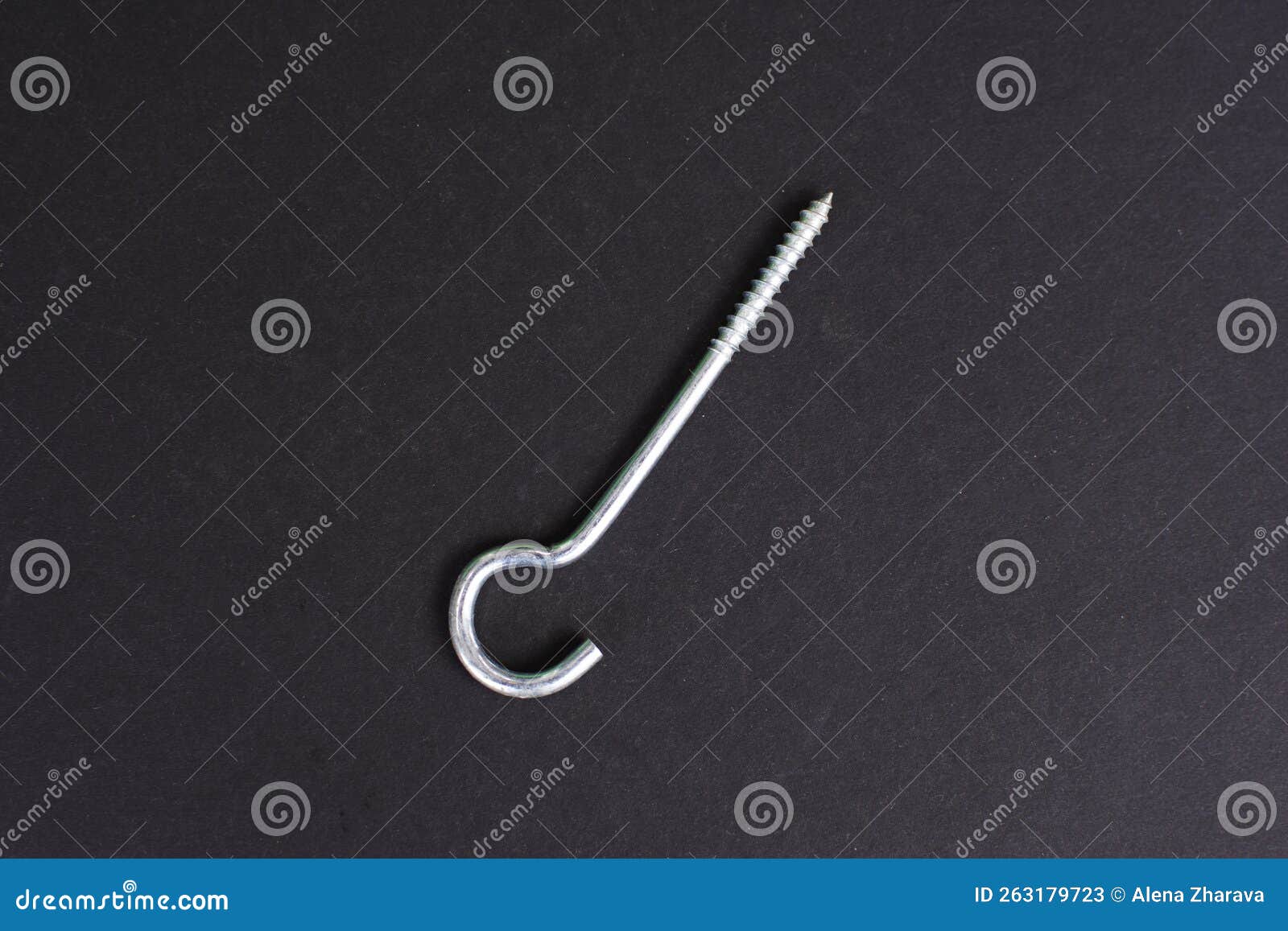 A Half-ring or a Hook-screw. C-screws and Hand Tools. Stock Image ...