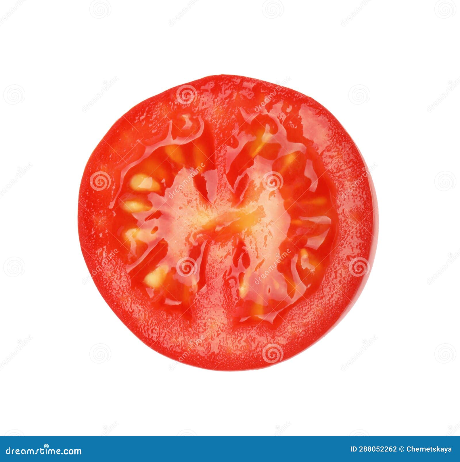 Half of Ripe Cherry Tomato Isolated on White Stock Photo - Image of ...