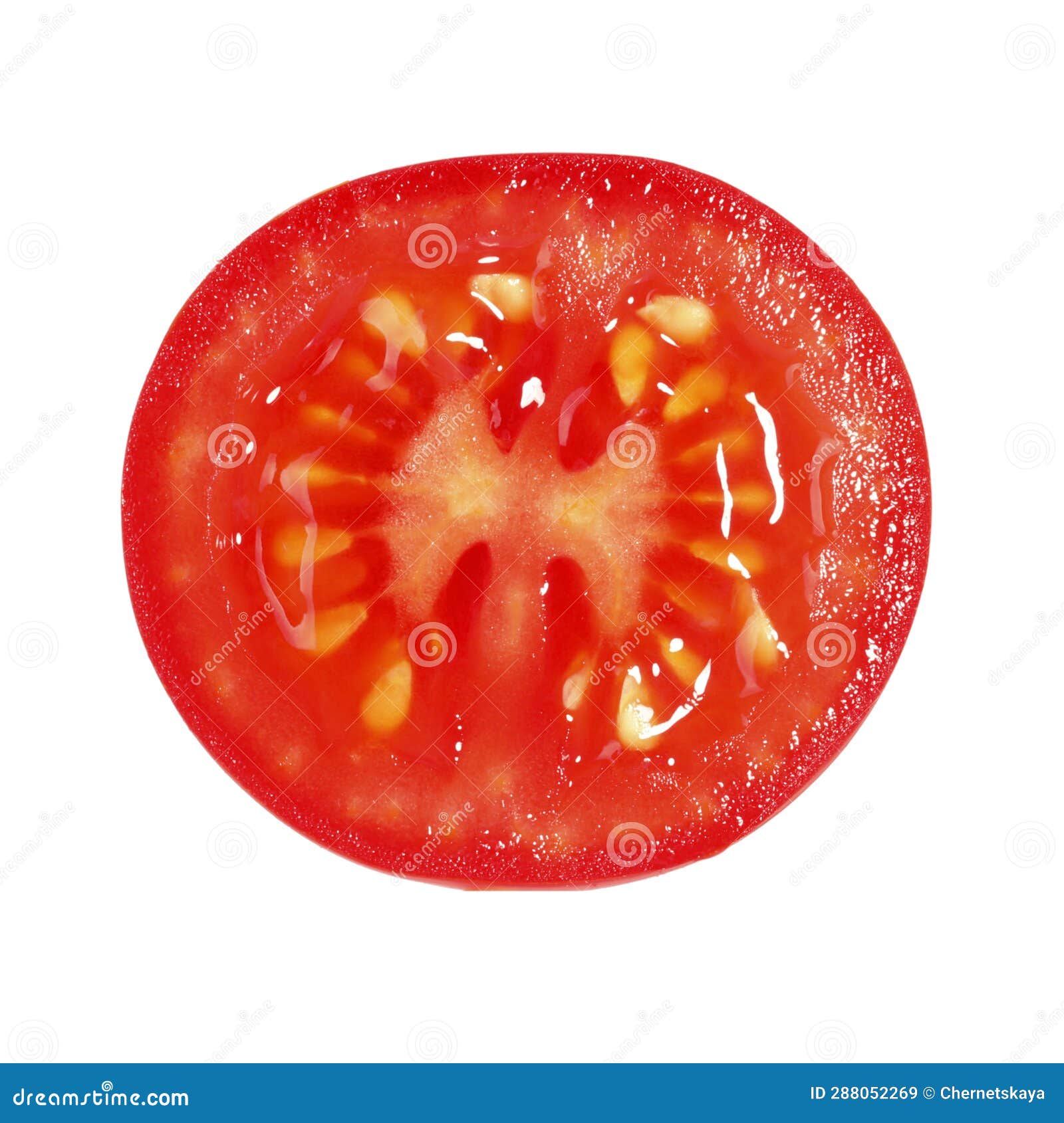 Half of Ripe Cherry Tomato Isolated on White Stock Image - Image of ...