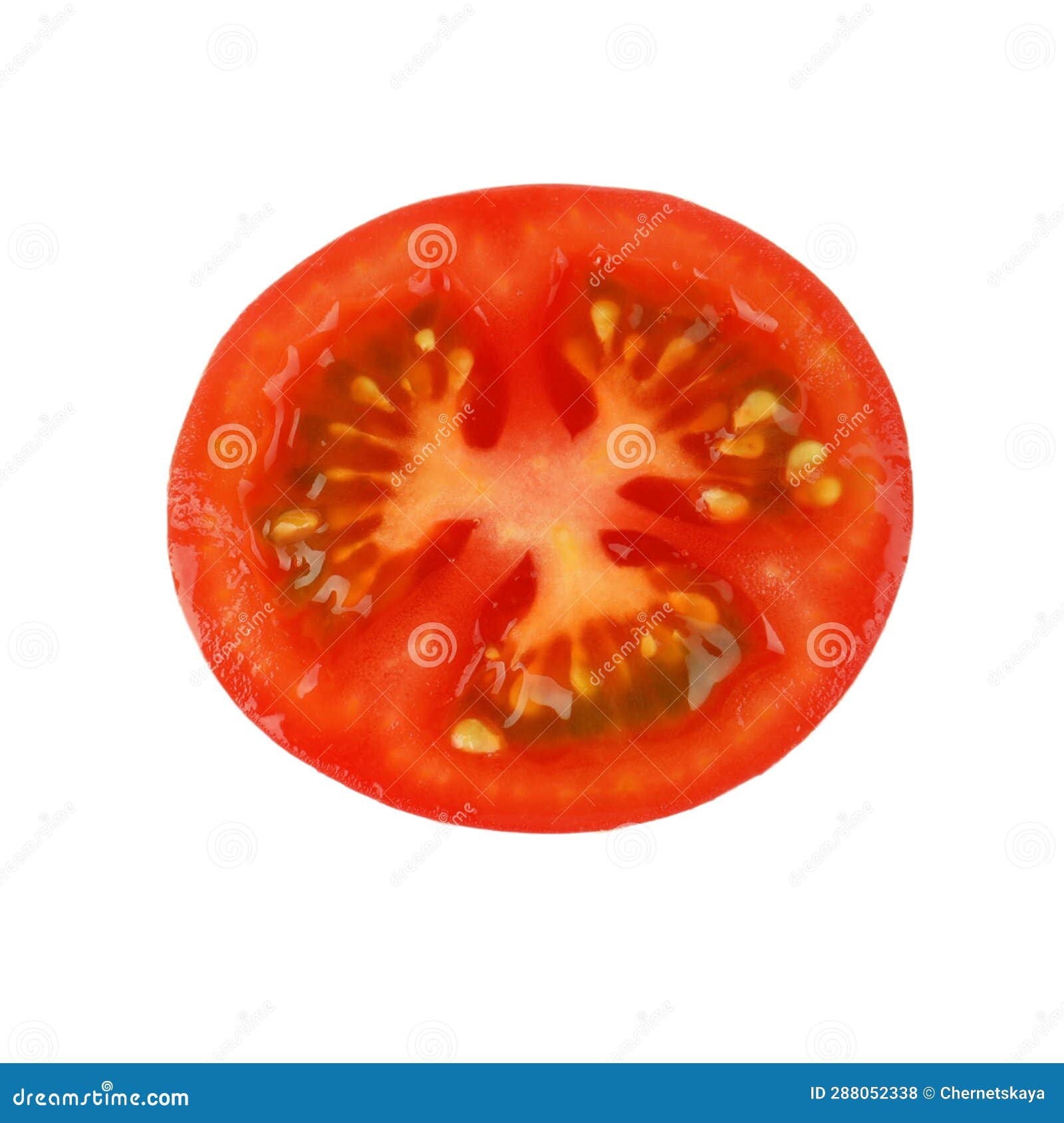 Half of Ripe Cherry Tomato Isolated on White Stock Photo - Image of ...