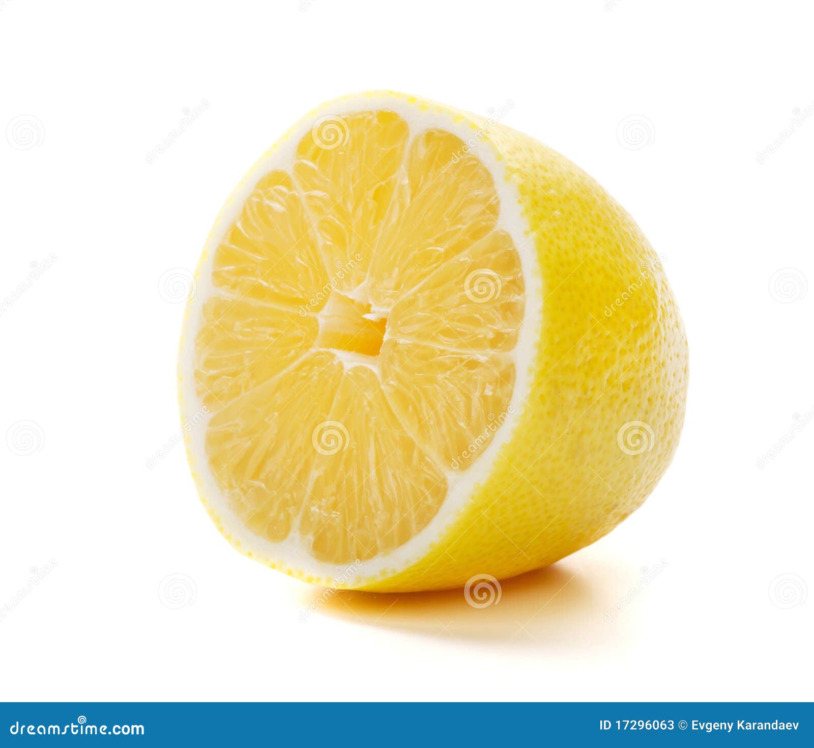 Half of ripe lemon stock image. Image of green, juice - 17296063
