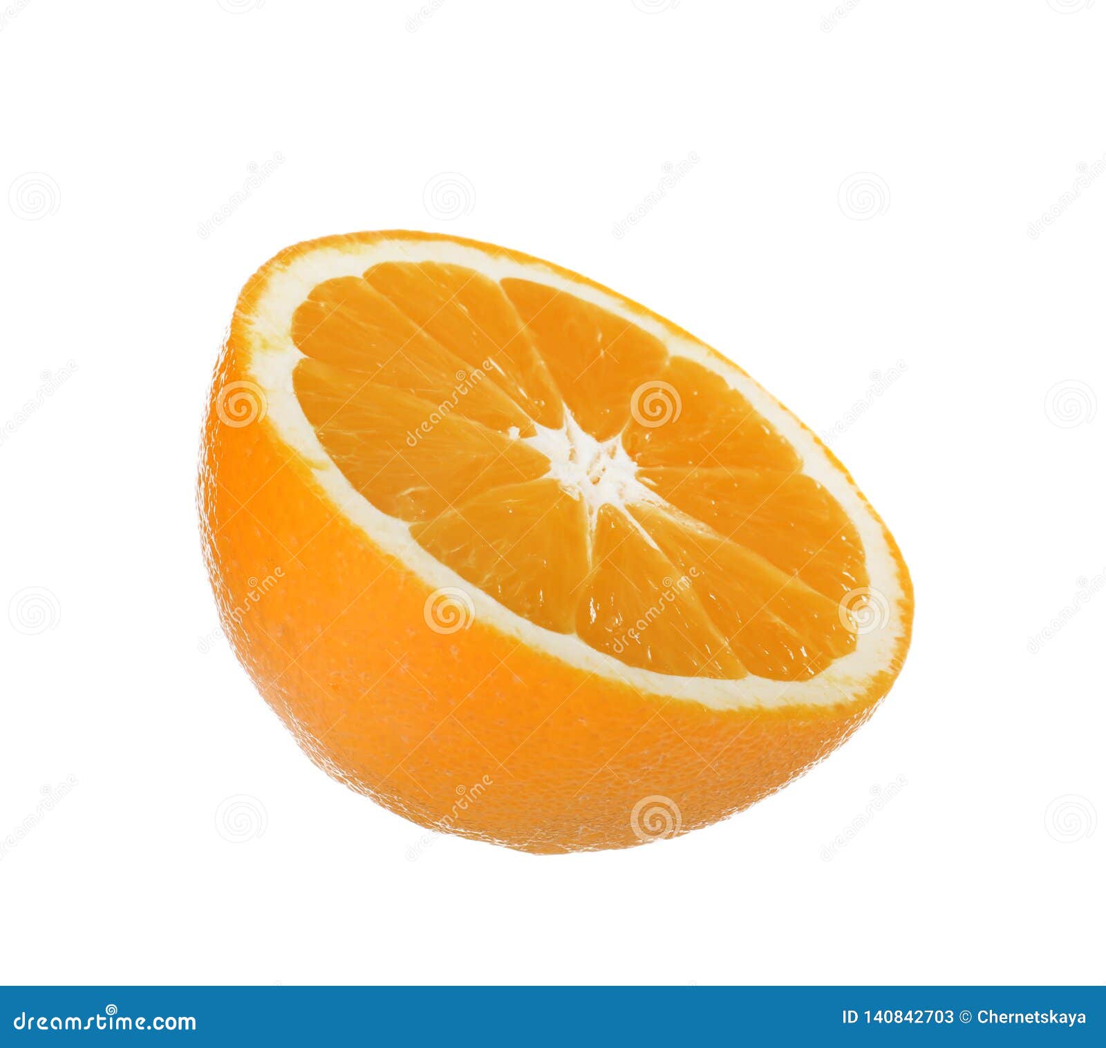 Half of ripe orange stock image. Image of ingredient - 140842703