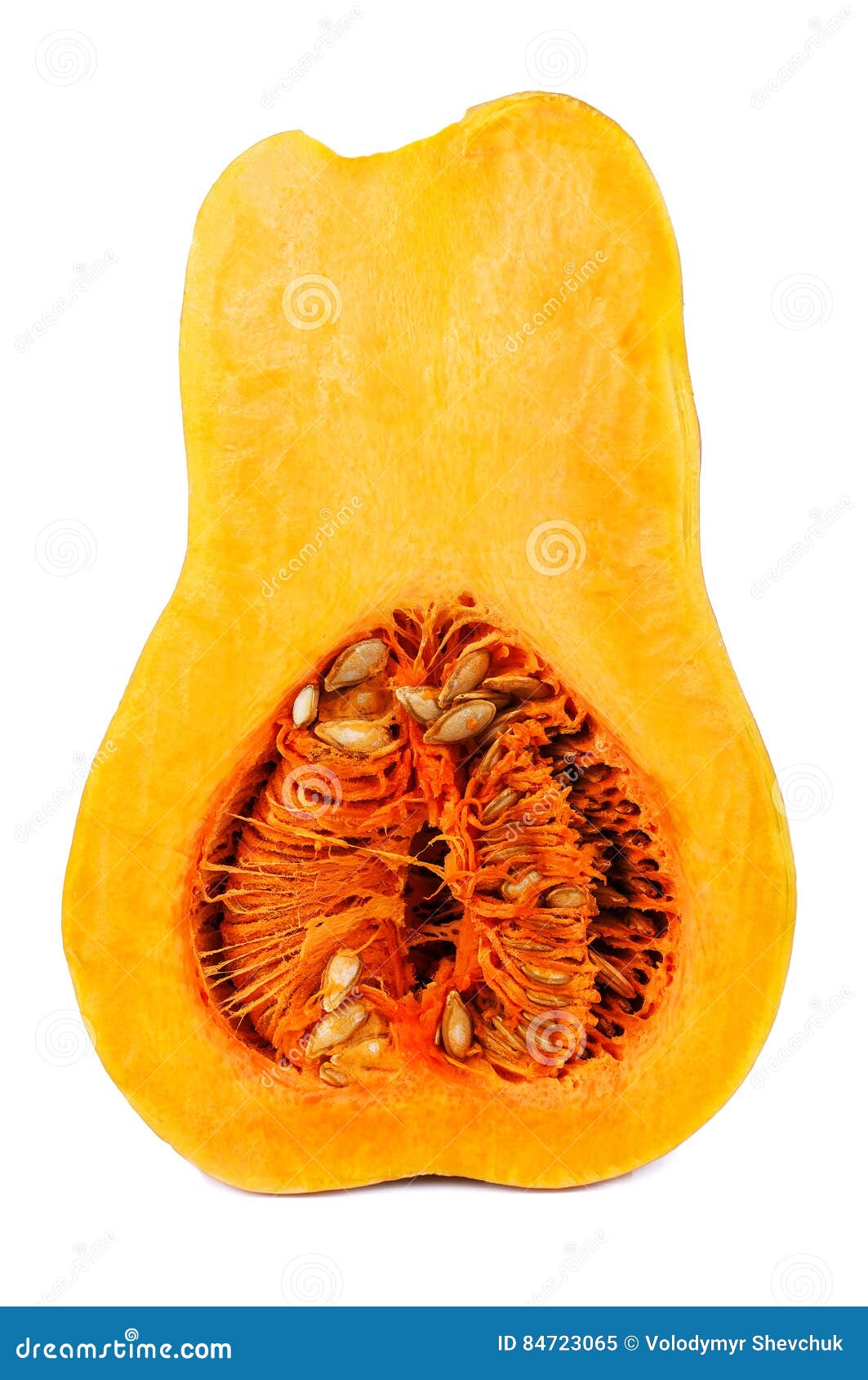 Half of ripe pumpkin stock image. Image of ripe, nature - 84723065