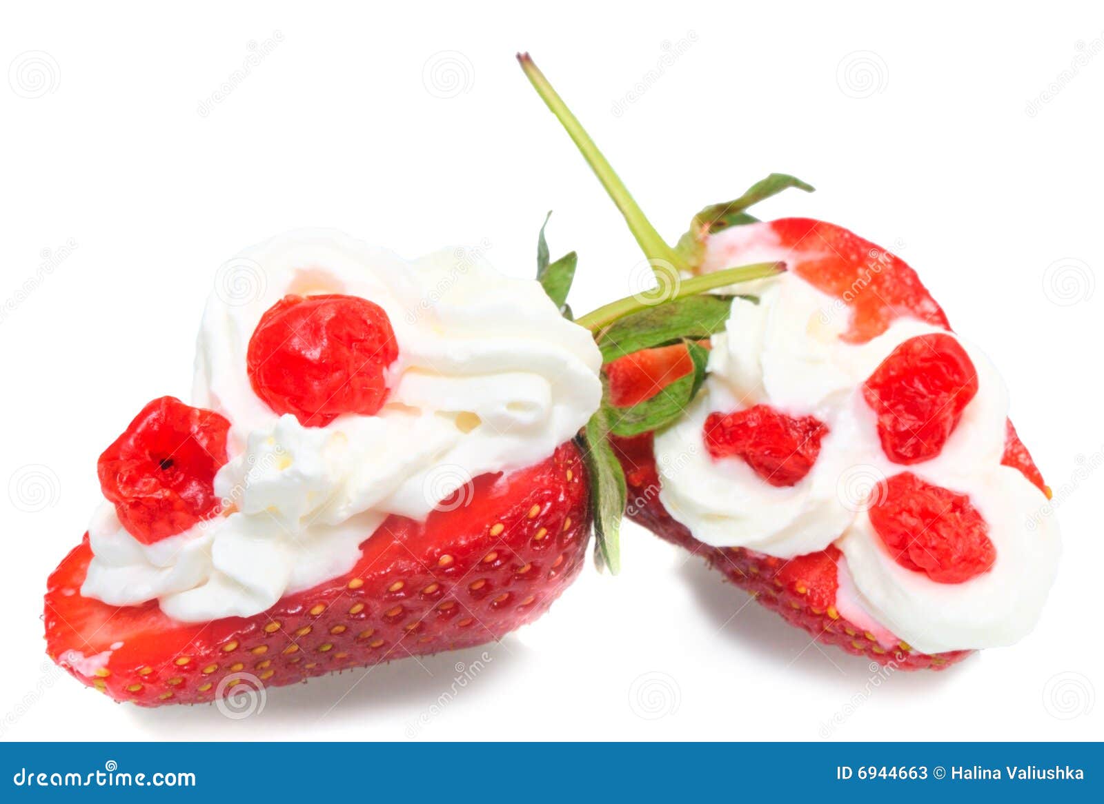 Half ripe strawberry stock image. Image of cherry, background - 6944663